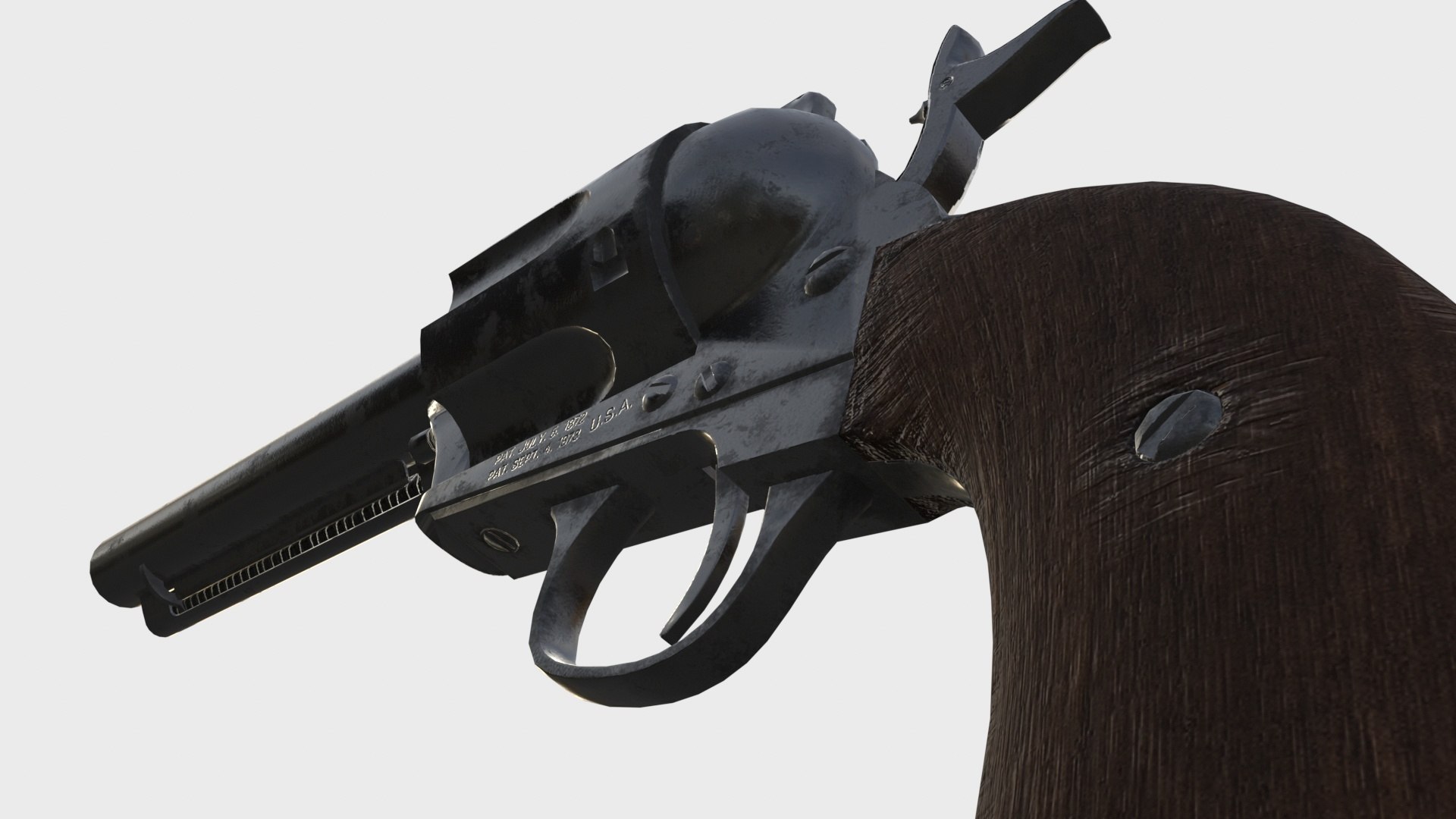 Revolver Colt 1873 3D Model - TurboSquid 2207100