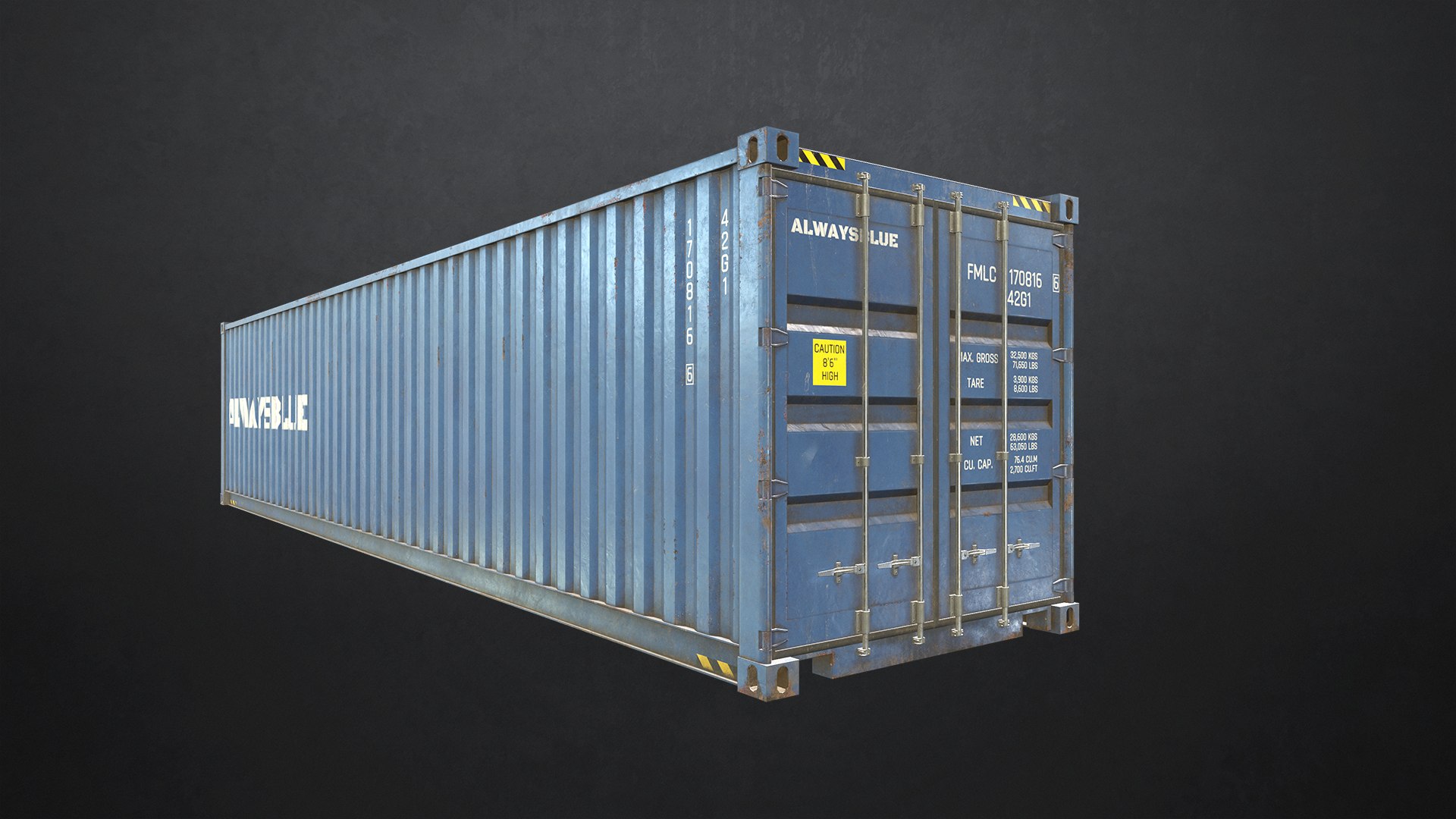 3D Shipping Container - Low Poly Model - TurboSquid 1751486