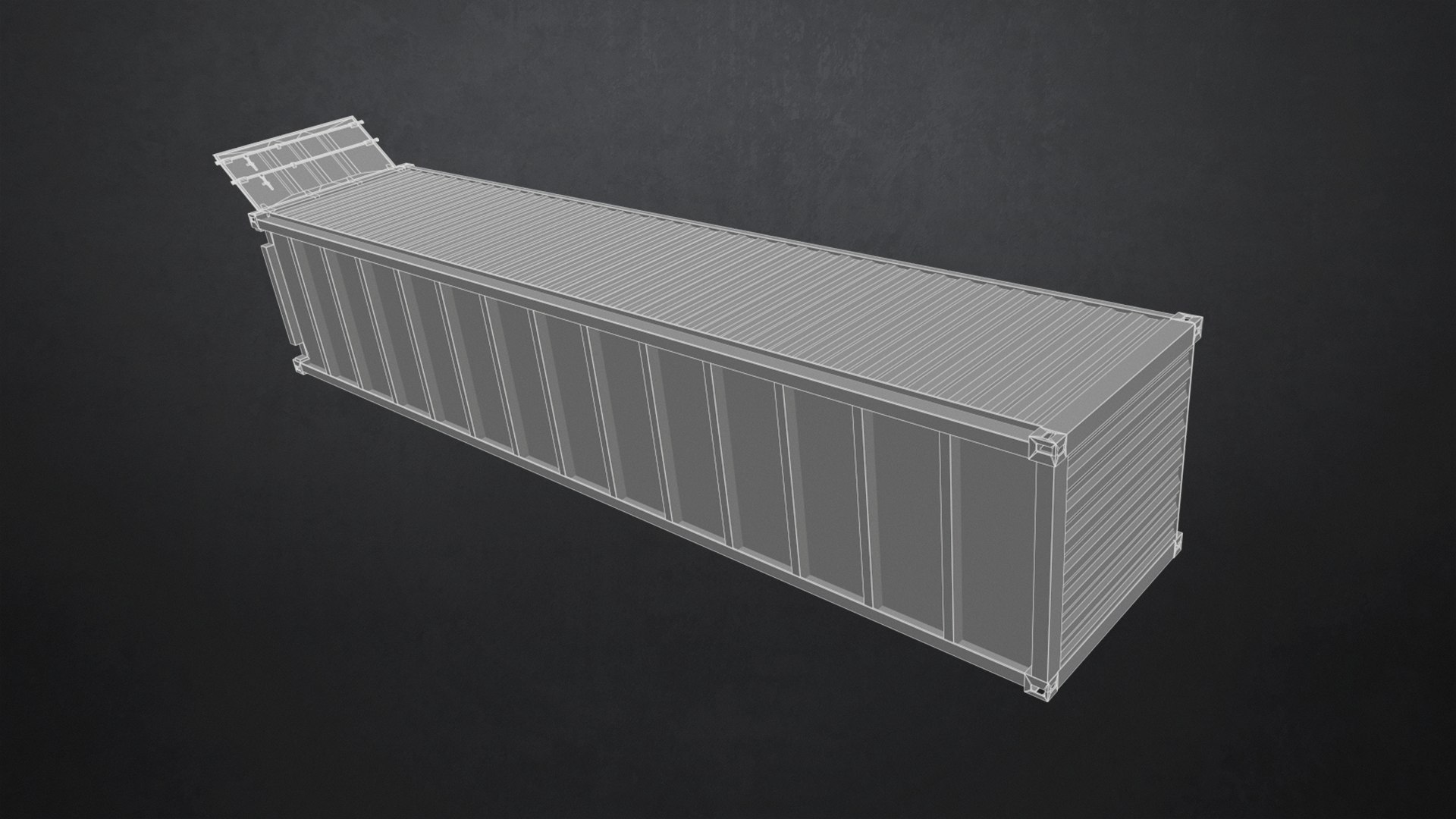 3D Shipping Container - Low Poly Model - TurboSquid 1751486