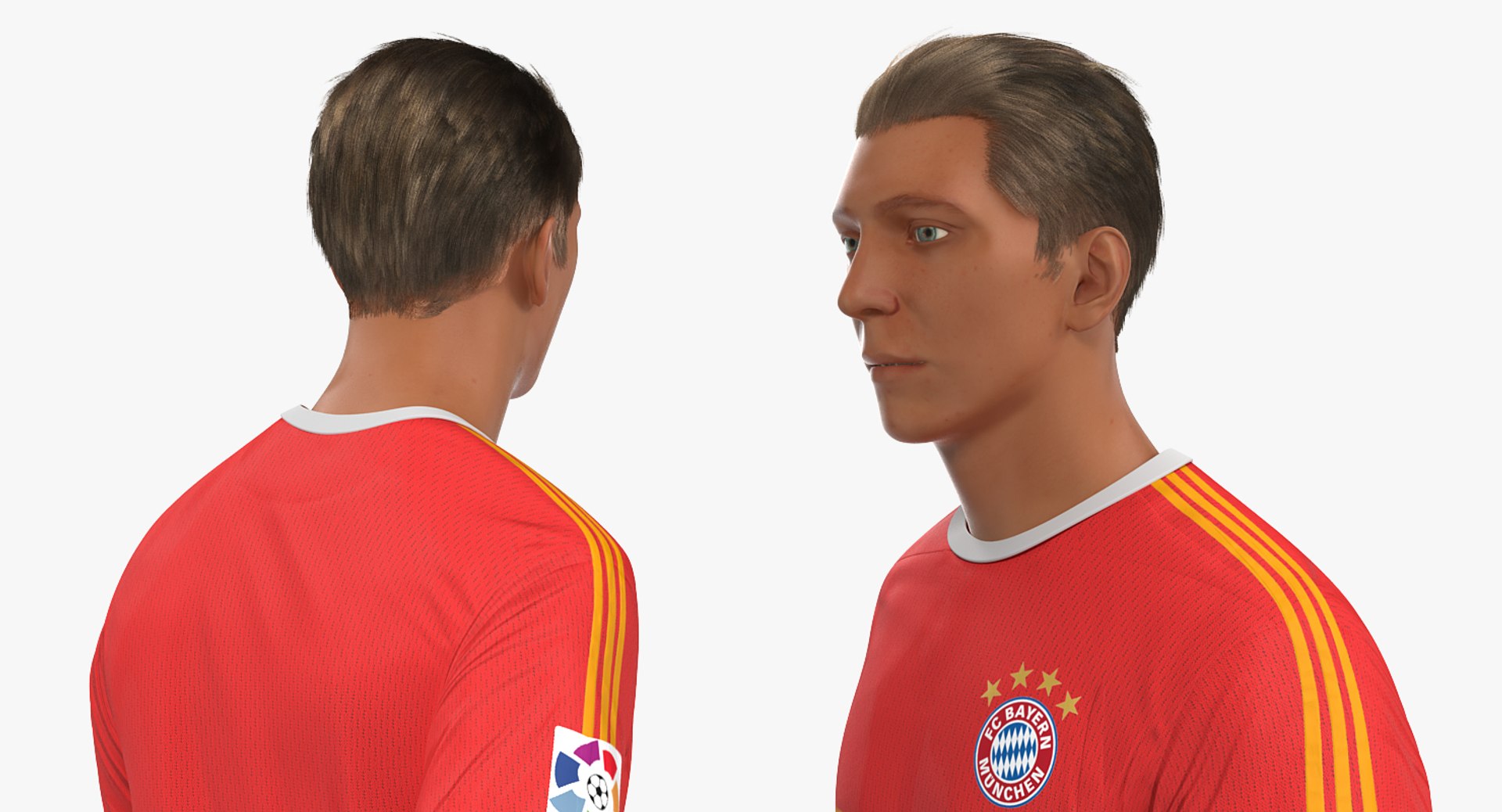 3D Soccer Football Player Bayern Model - TurboSquid 1326174