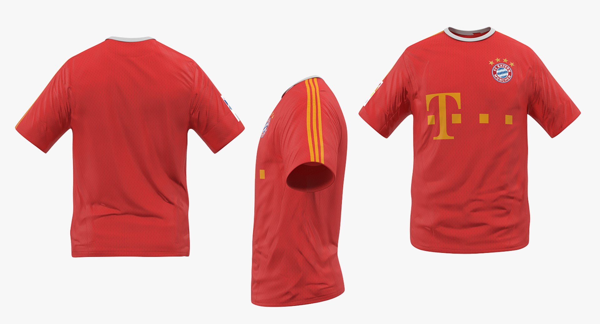 3D Soccer Football Player Bayern Model - TurboSquid 1326174