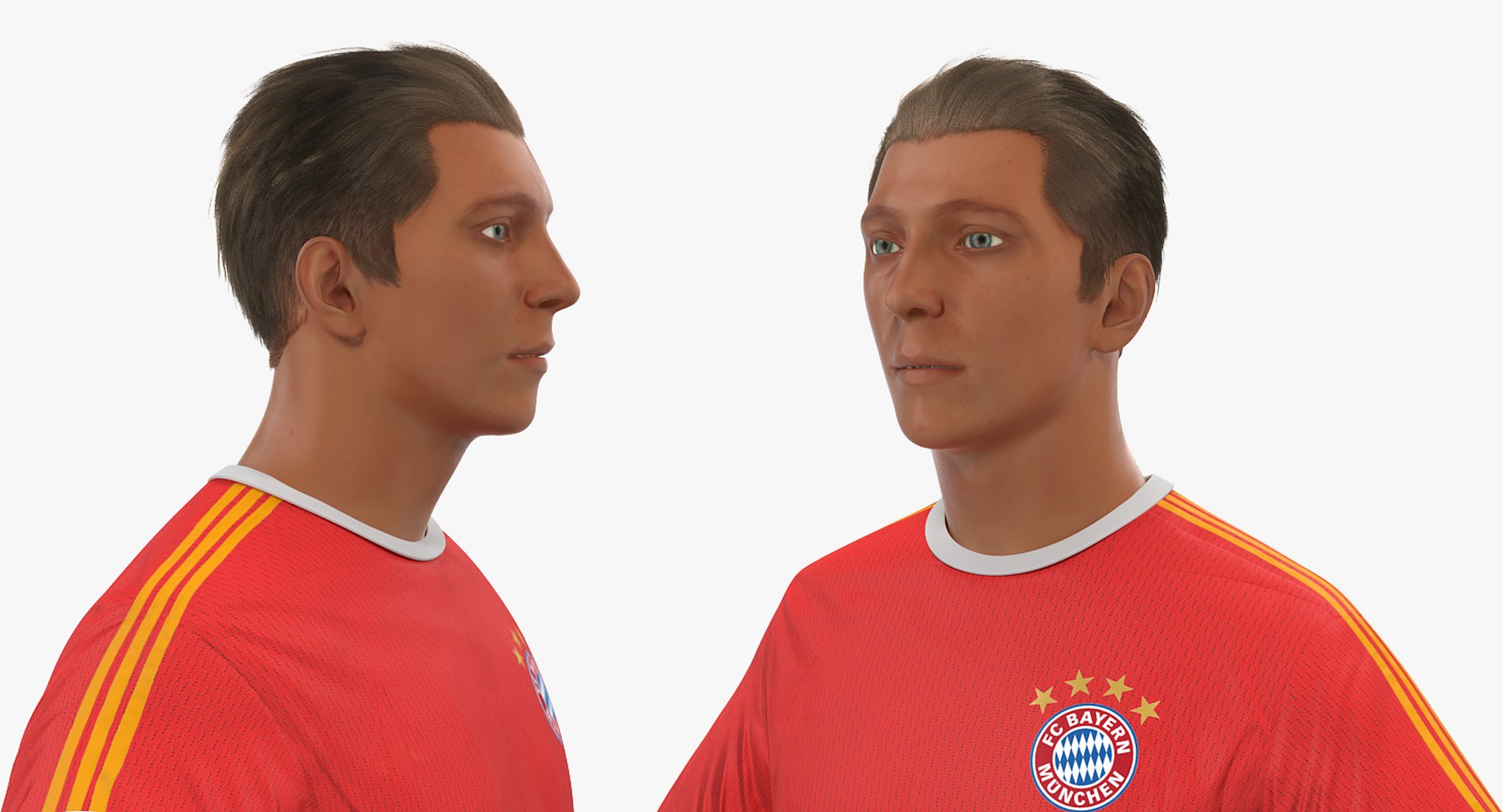 3D Soccer Football Player Bayern Model - TurboSquid 1326174