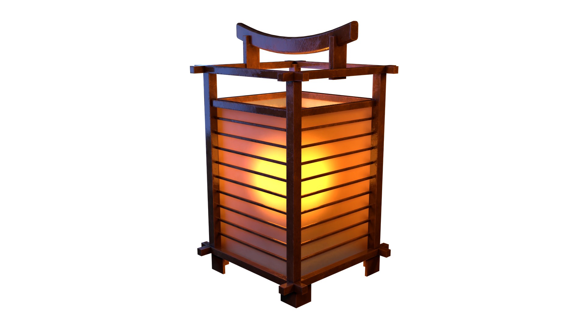 3D Paper Lamp 3D - TurboSquid 1796211