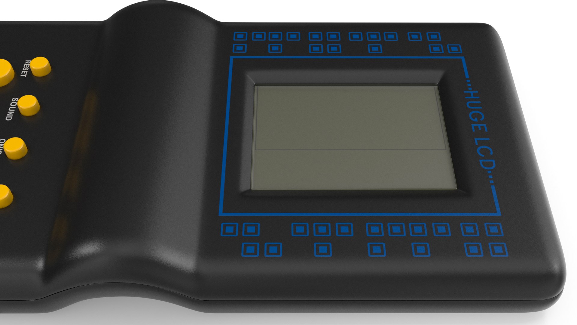 3D Model Brick Game Tetris Black - TurboSquid 2100906