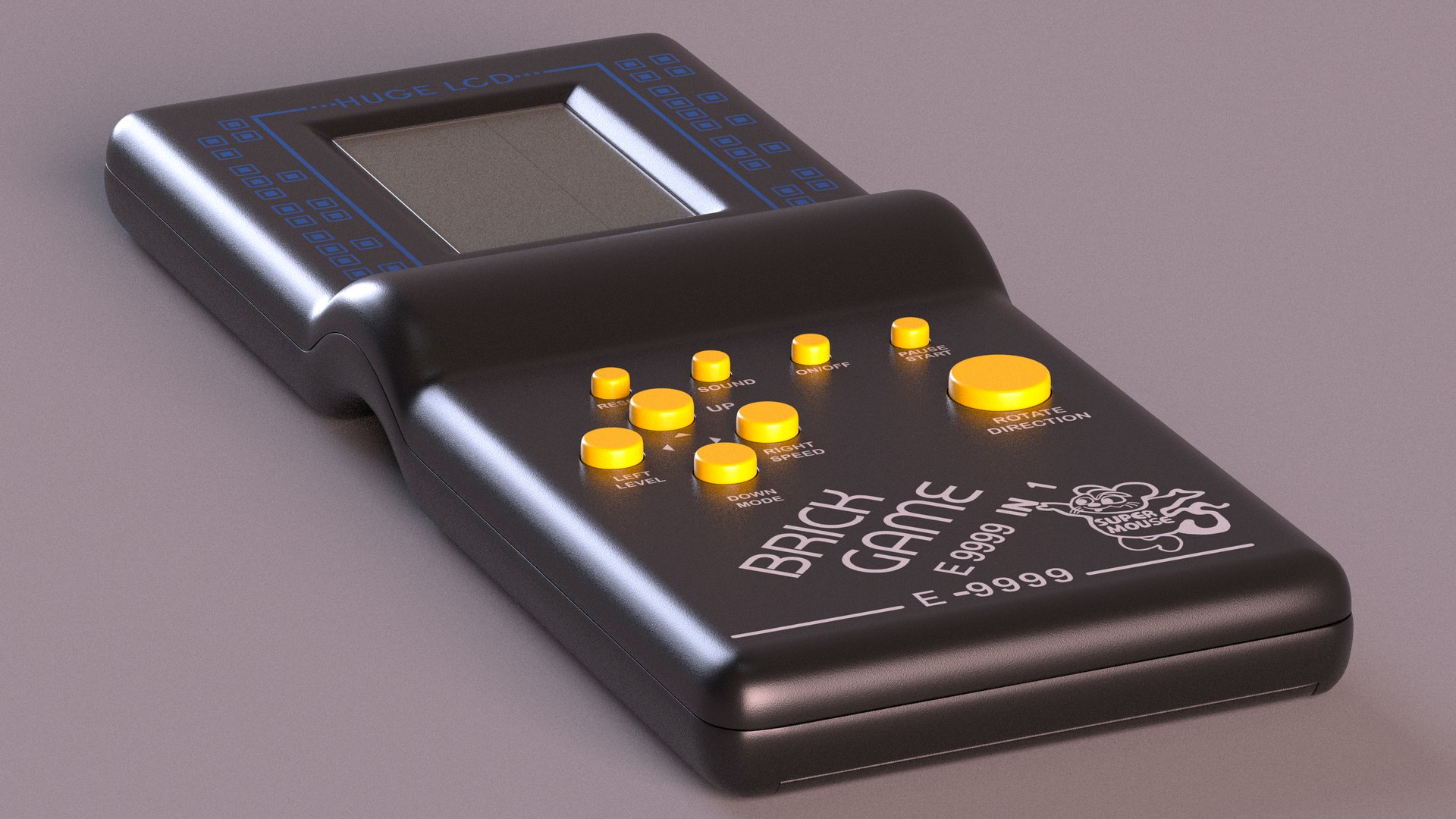 3D model Brick Game Tetris Black - TurboSquid 2100906