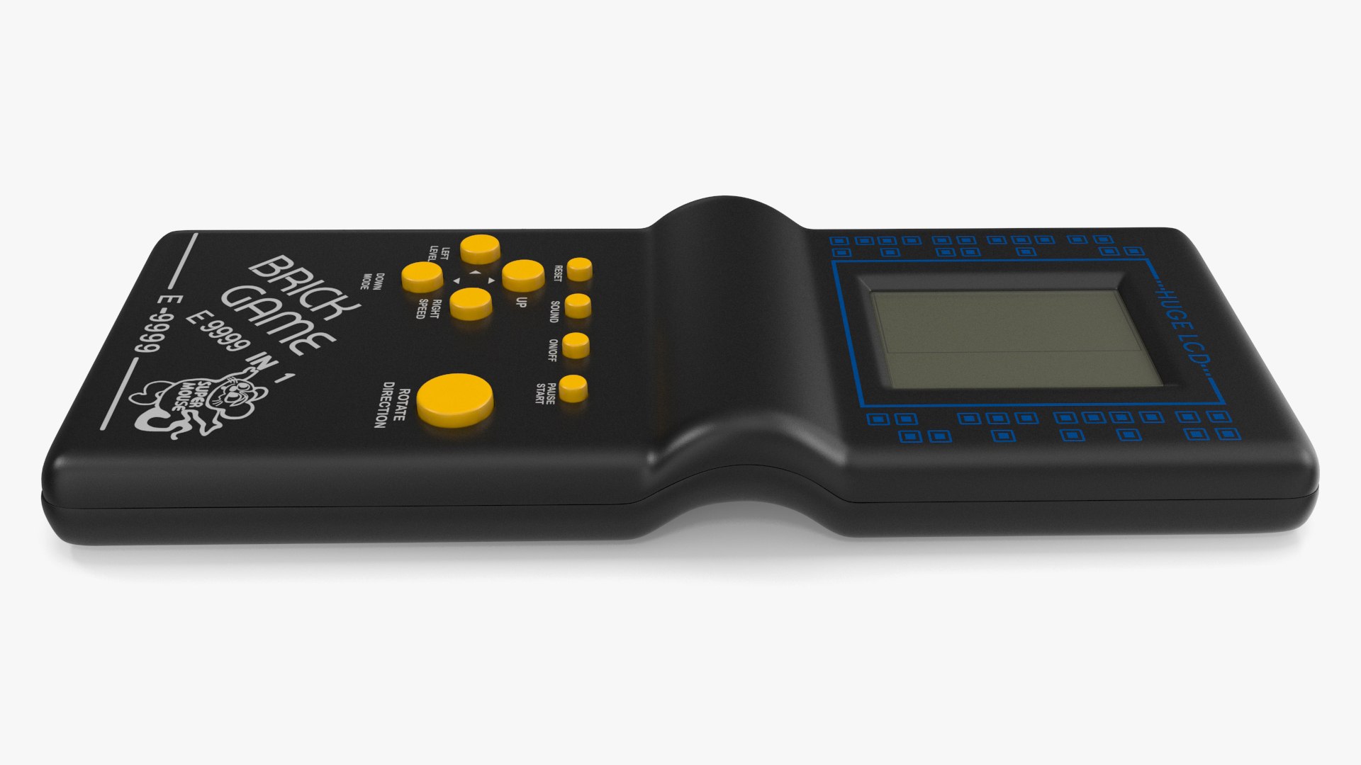 3D Model Brick Game Tetris Black - TurboSquid 2100906