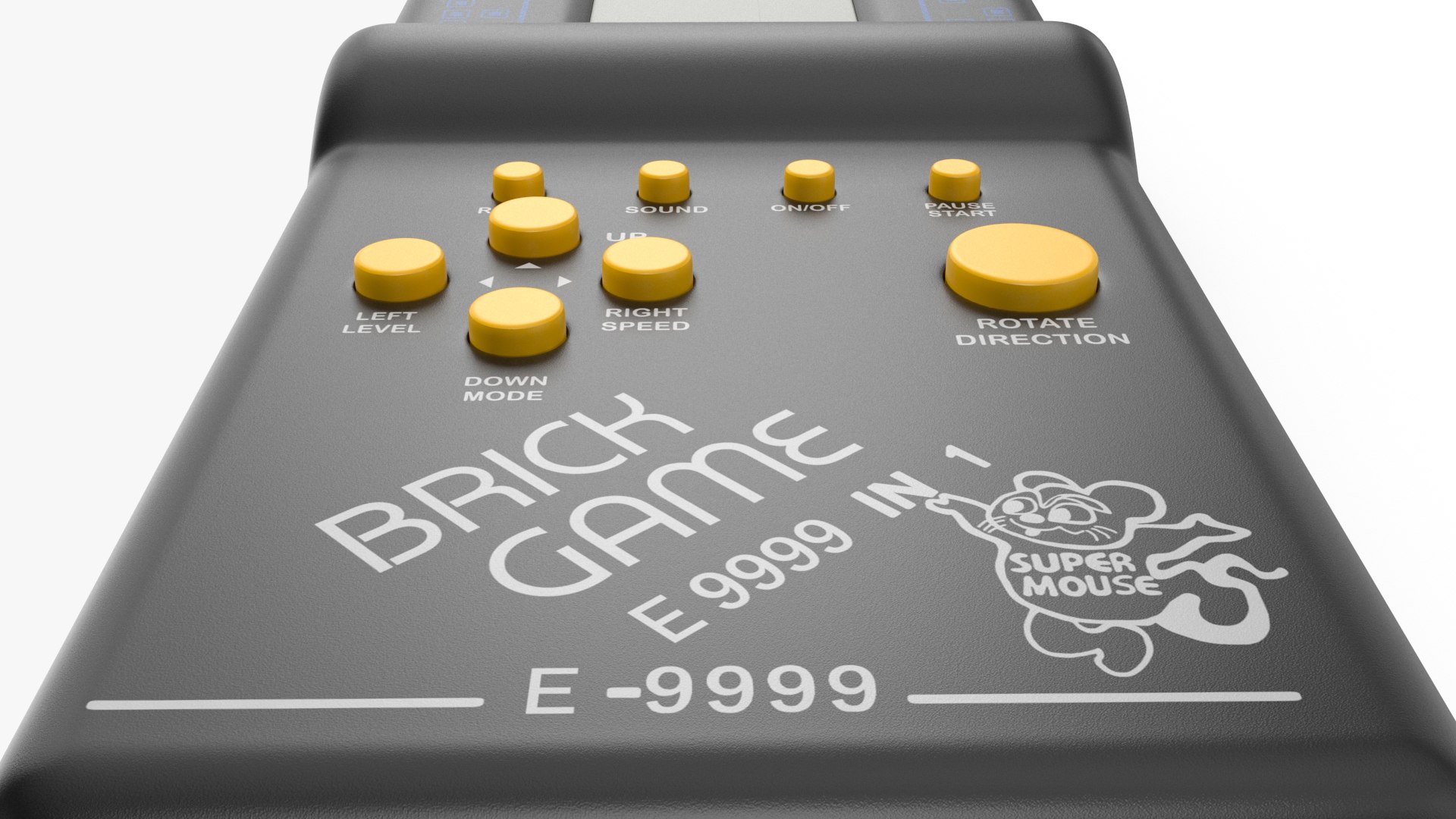 3D Model Brick Game Tetris Black - TurboSquid 2100906