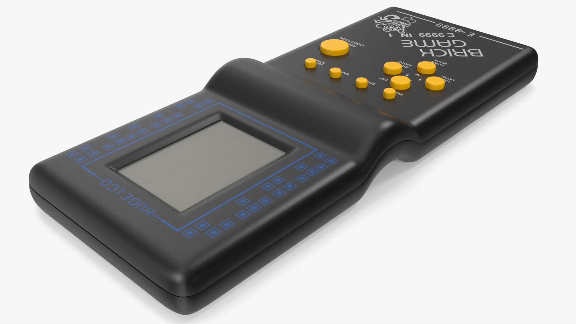 3D Model Brick Game Tetris Black - TurboSquid 2100906