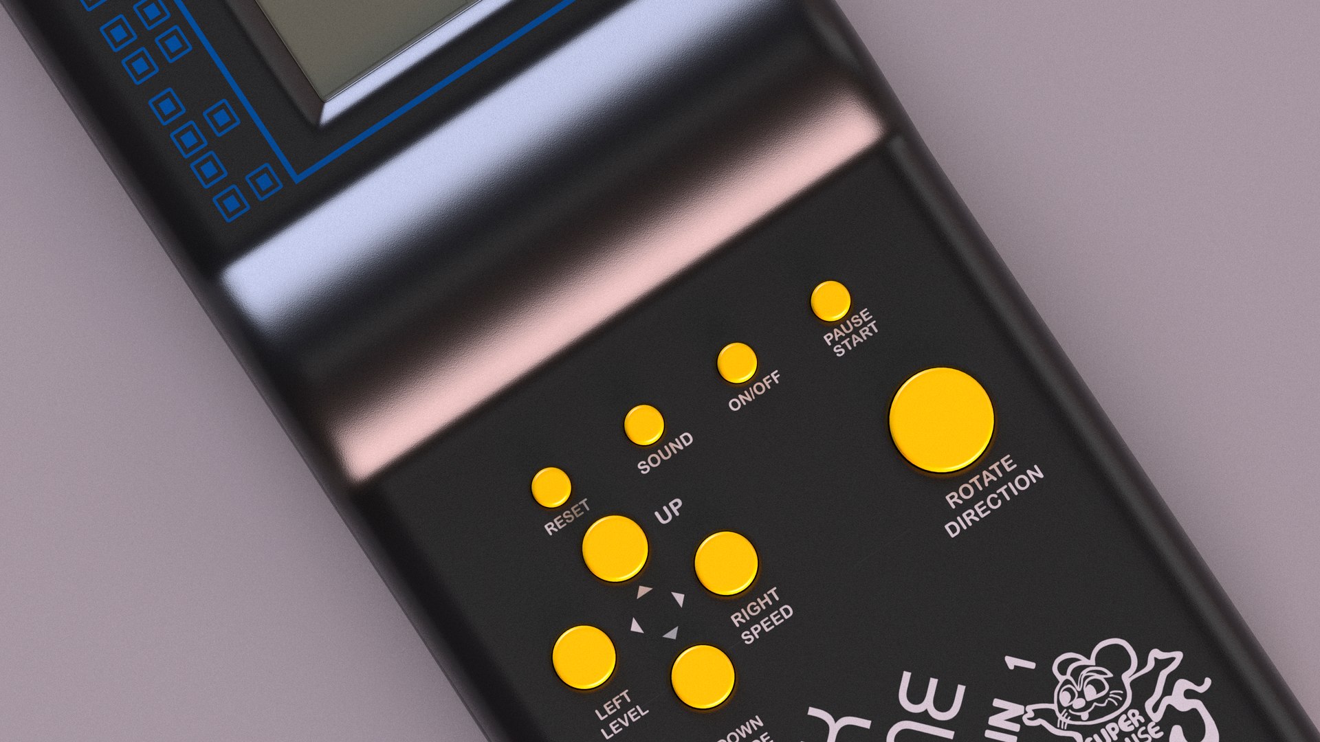 3D model Brick Game Tetris Black - TurboSquid 2100906