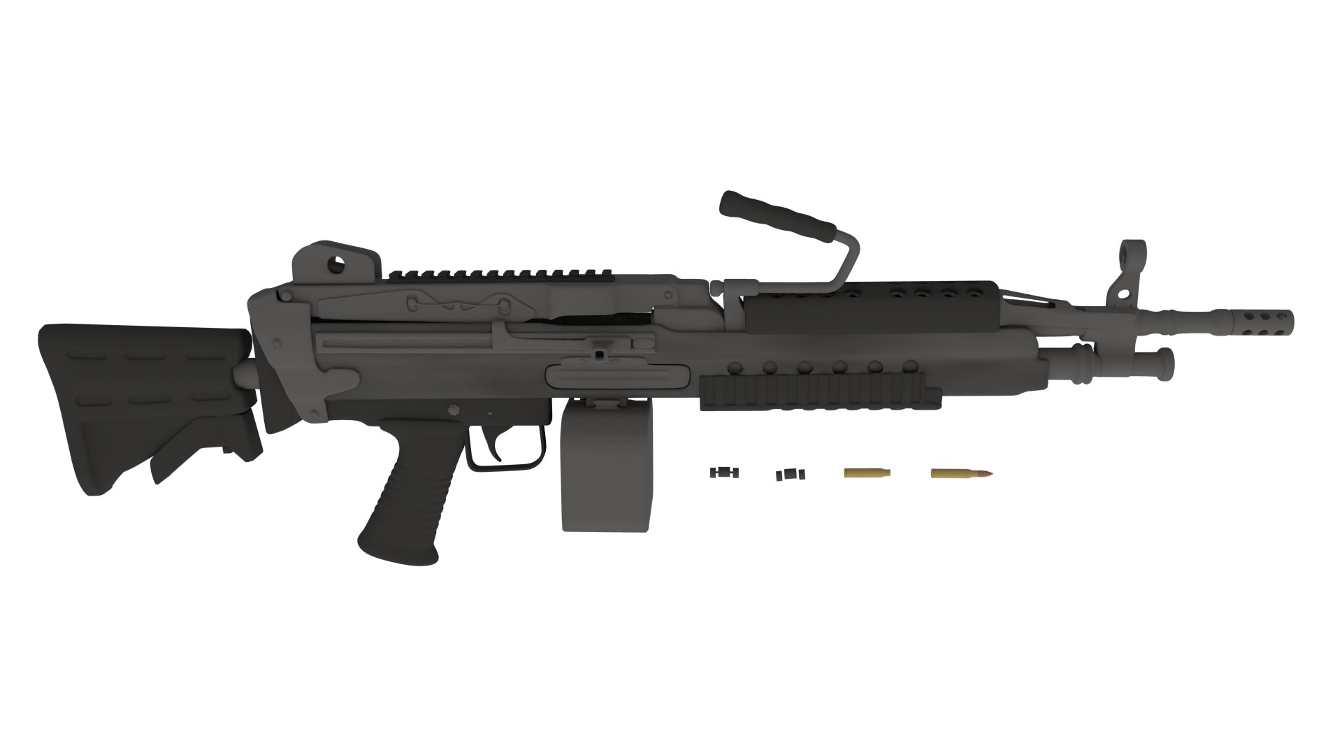 3d M249 Saw