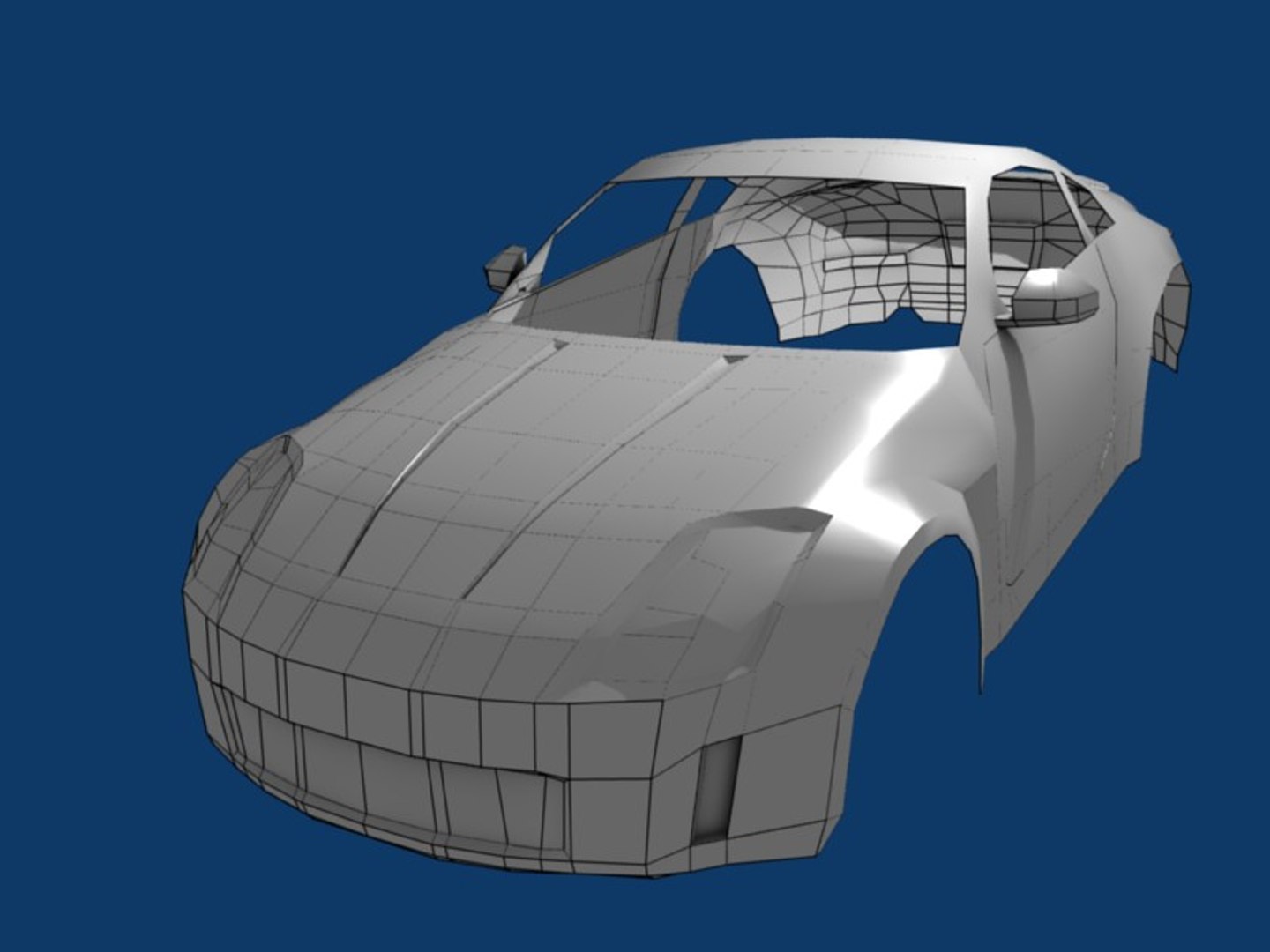Free Body Nissan 350z 3d Model