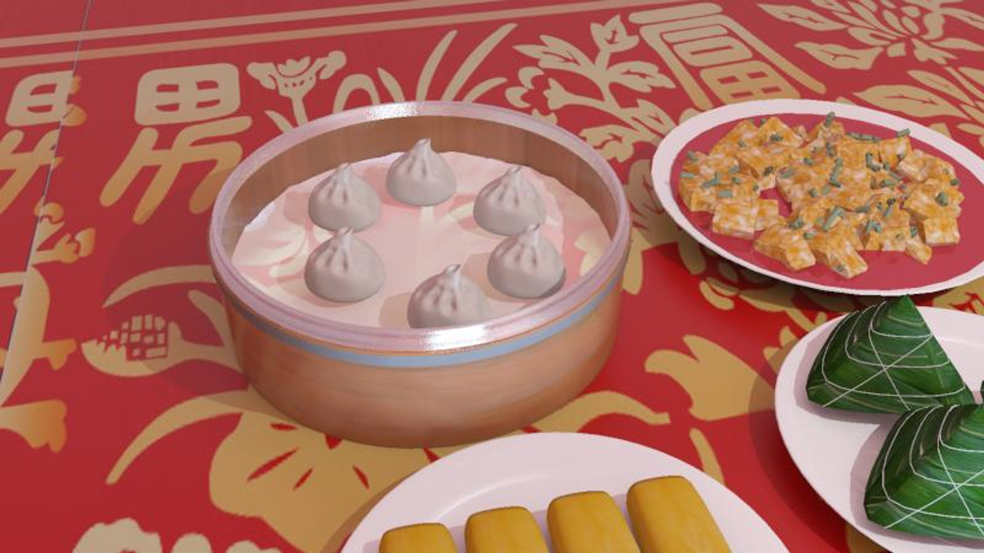 Chinese food 3D - TurboSquid 1713064