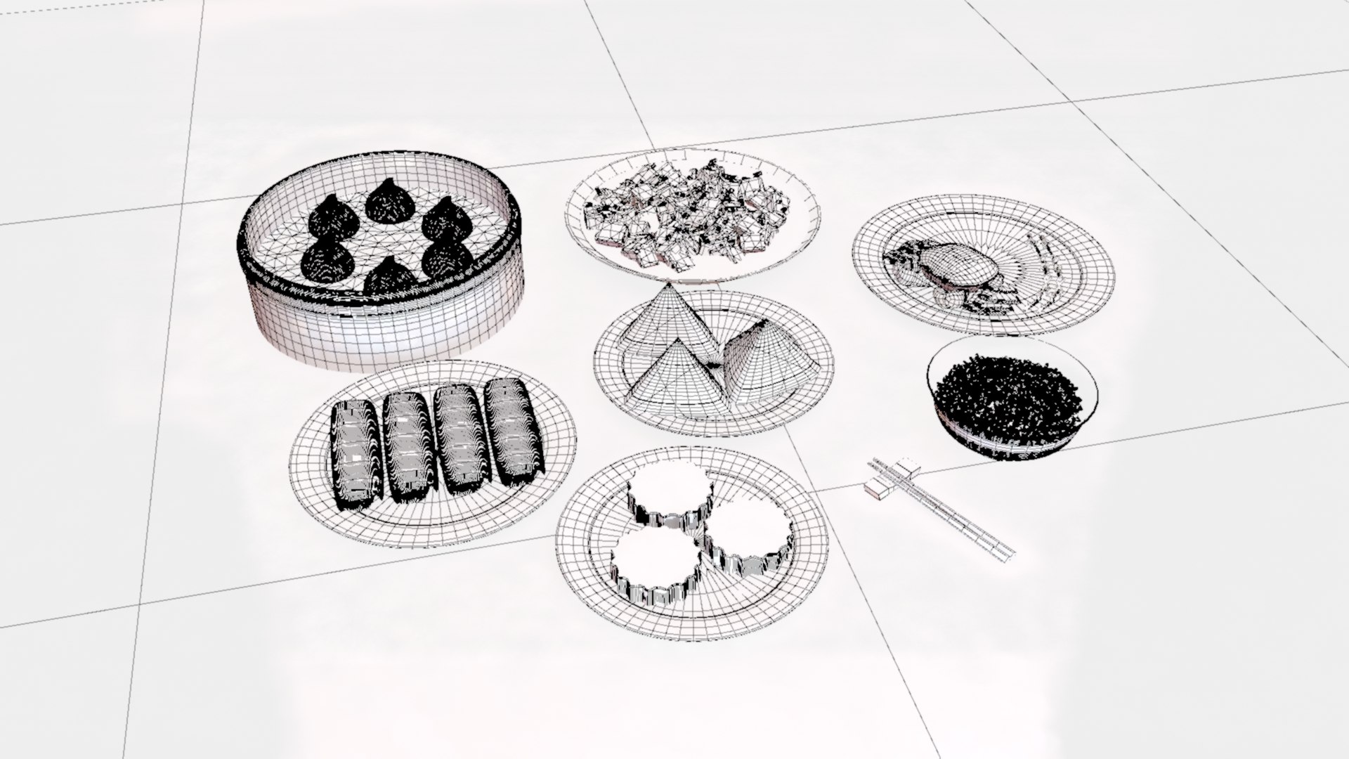 Chinese Food 3D - TurboSquid 1713064