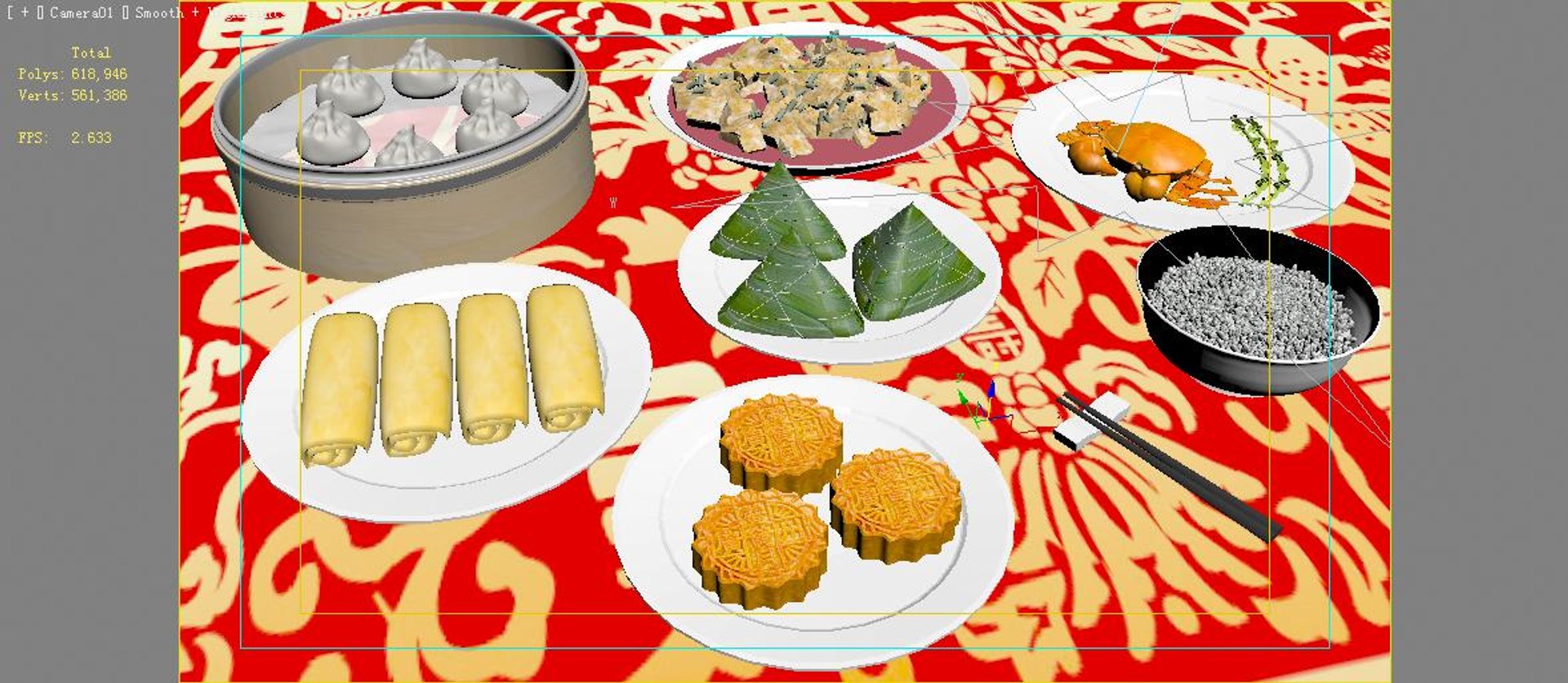 Chinese Food 3D - TurboSquid 1713064