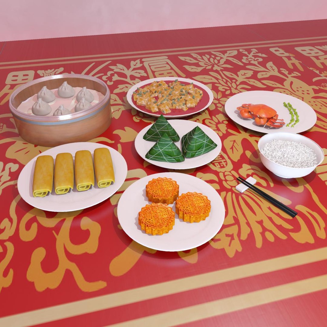 Chinese Food 3D - TurboSquid 1713064