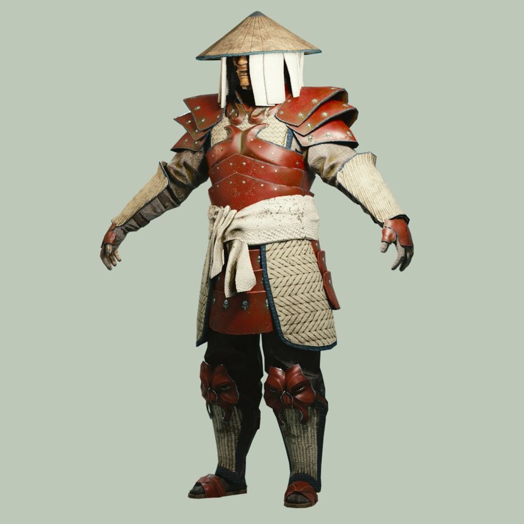 3D Fantasy Armorset Eastern - TurboSquid 1274783