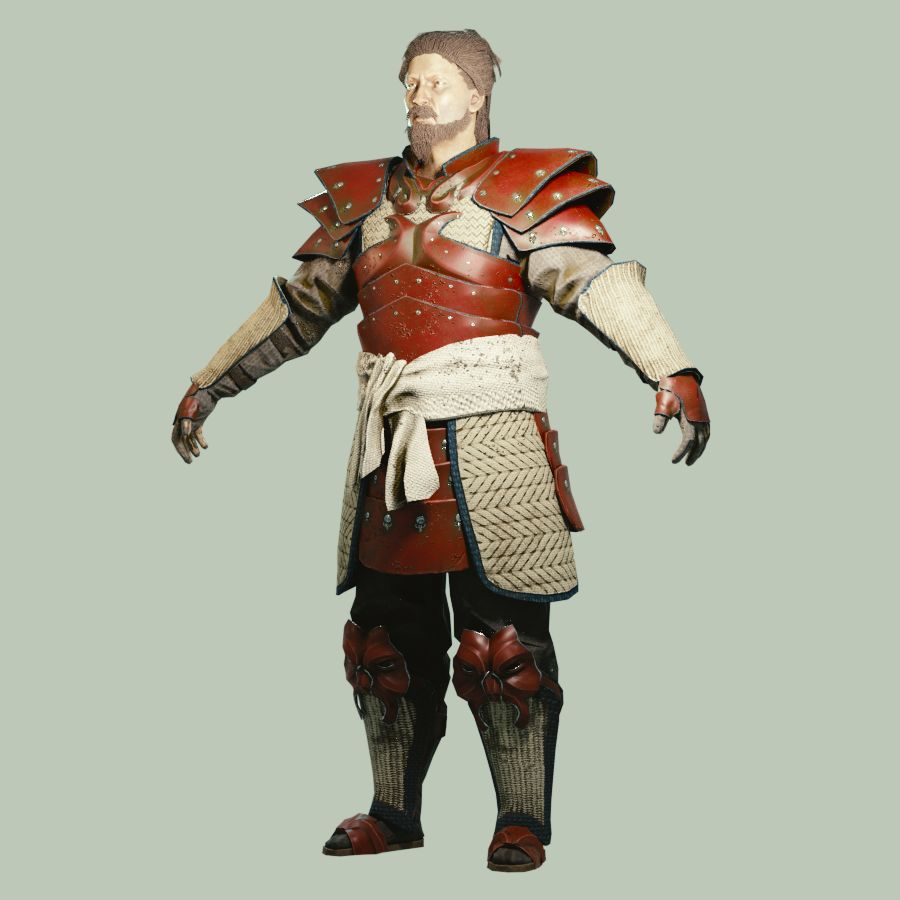 3D fantasy armorset eastern - TurboSquid 1274783