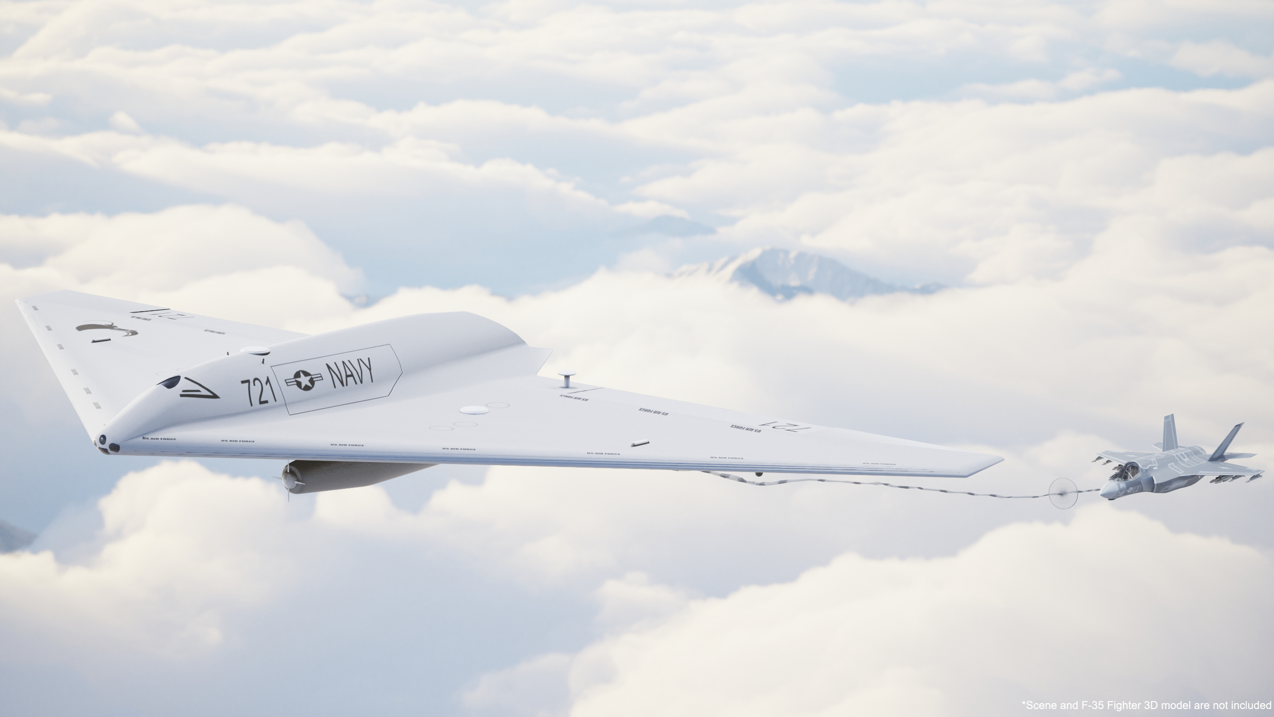 Lockheed Martin MQ-25 3D - TurboSquid 1766666