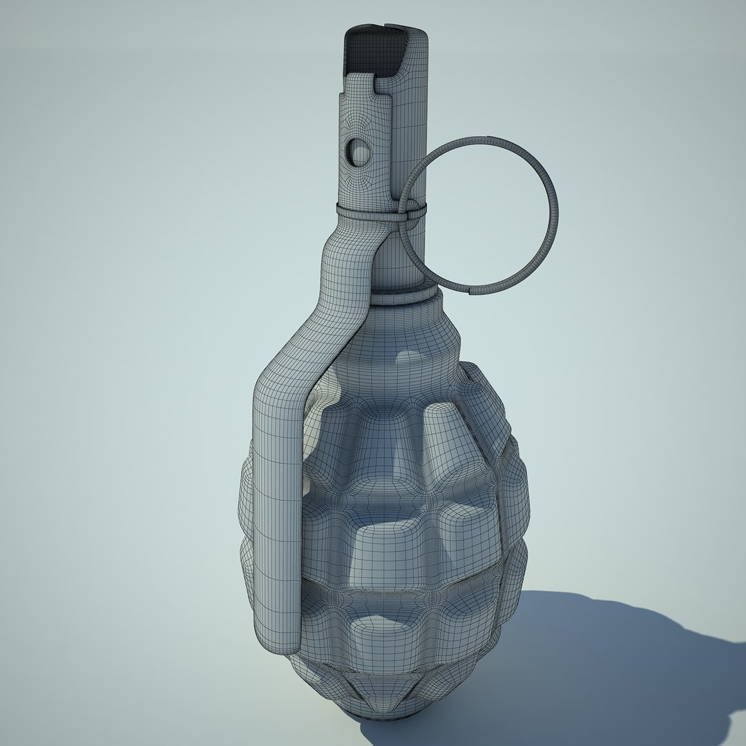 3d Model Of Hand Grenade