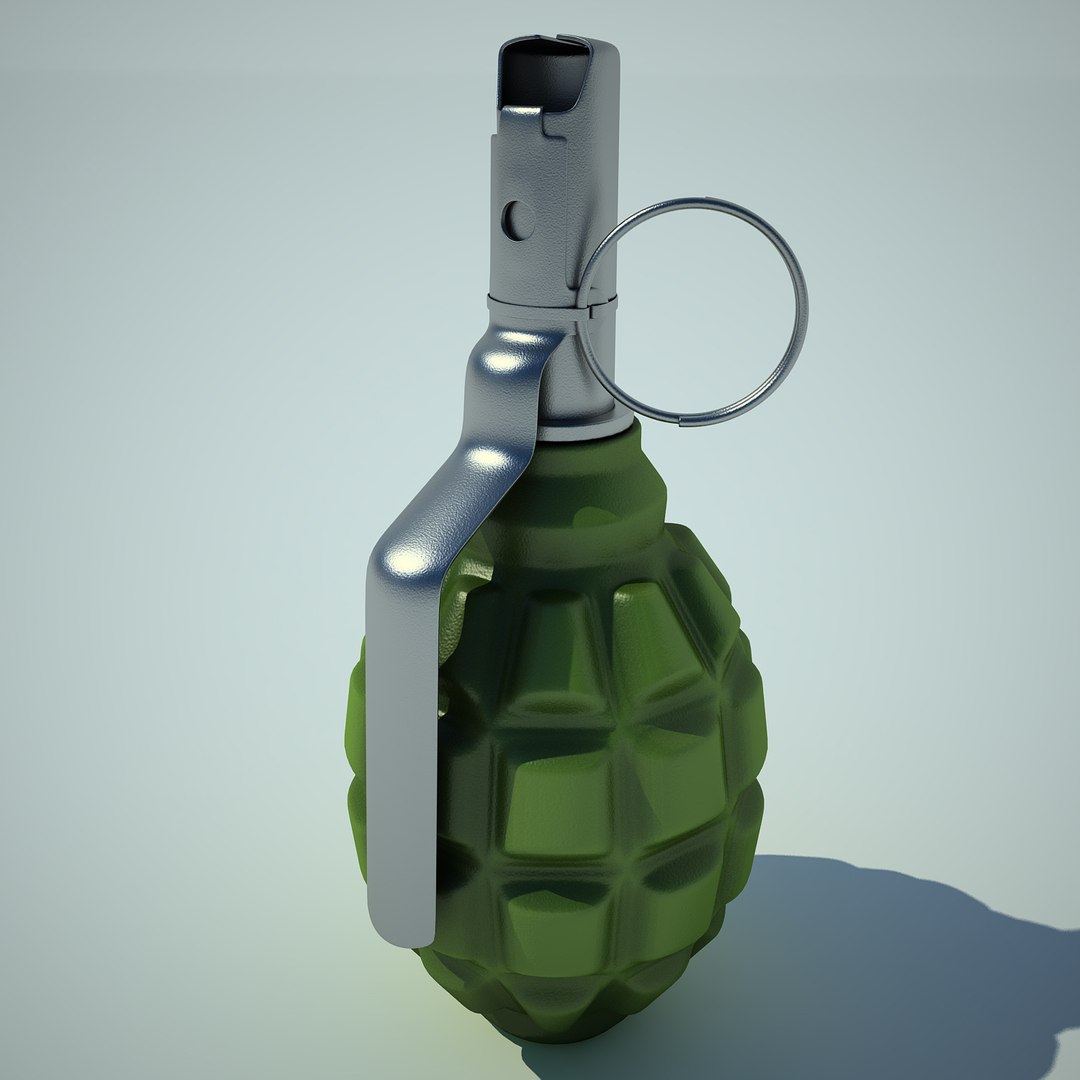 3d Model Of Hand Grenade