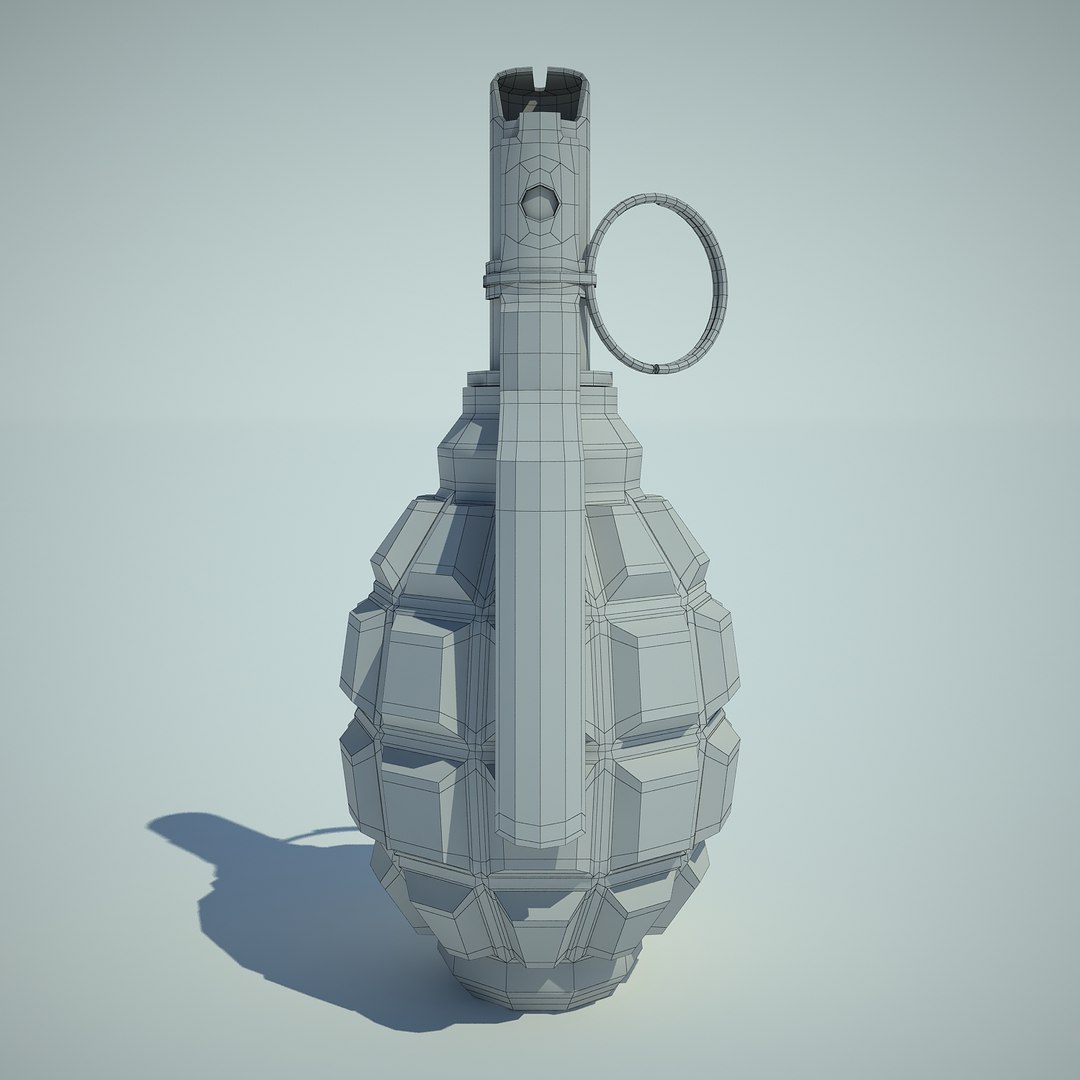 3d Model Of Hand Grenade