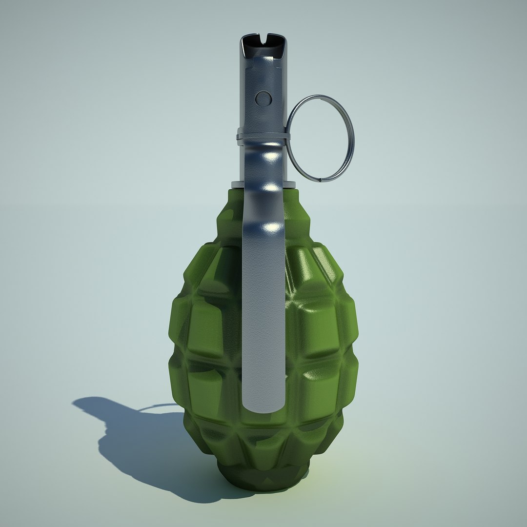3d Model Of Hand Grenade