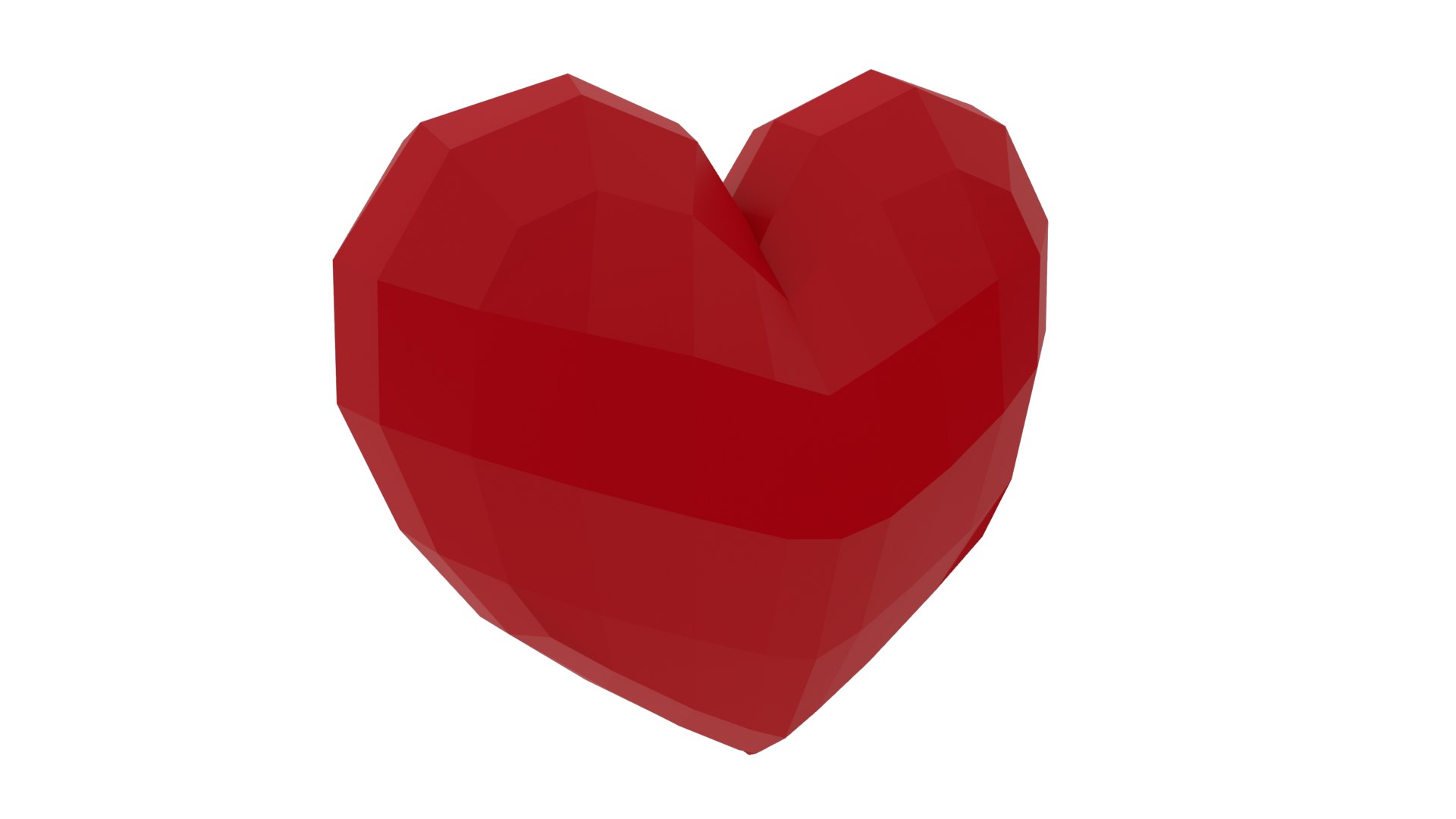 3D Heart Lowpoly - TurboSquid 1889202