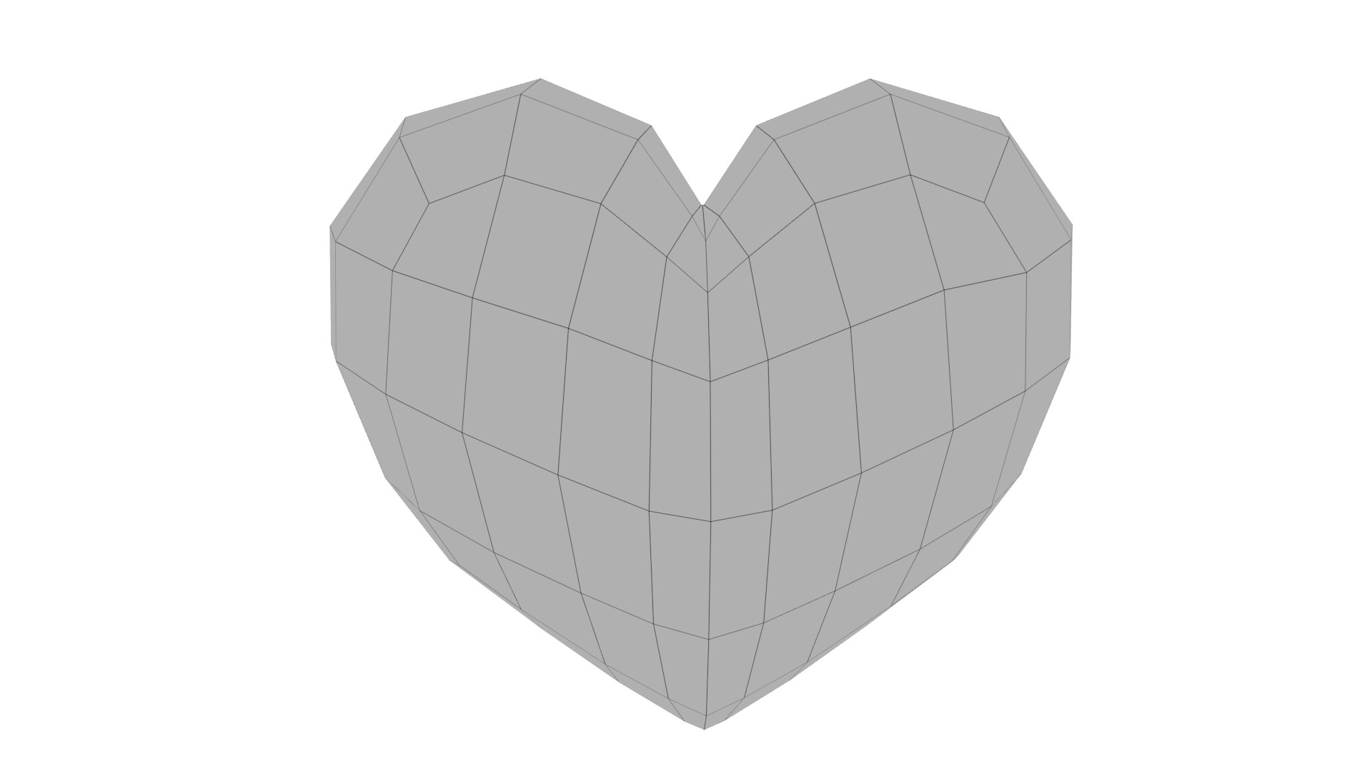 3D Heart Lowpoly - TurboSquid 1889202