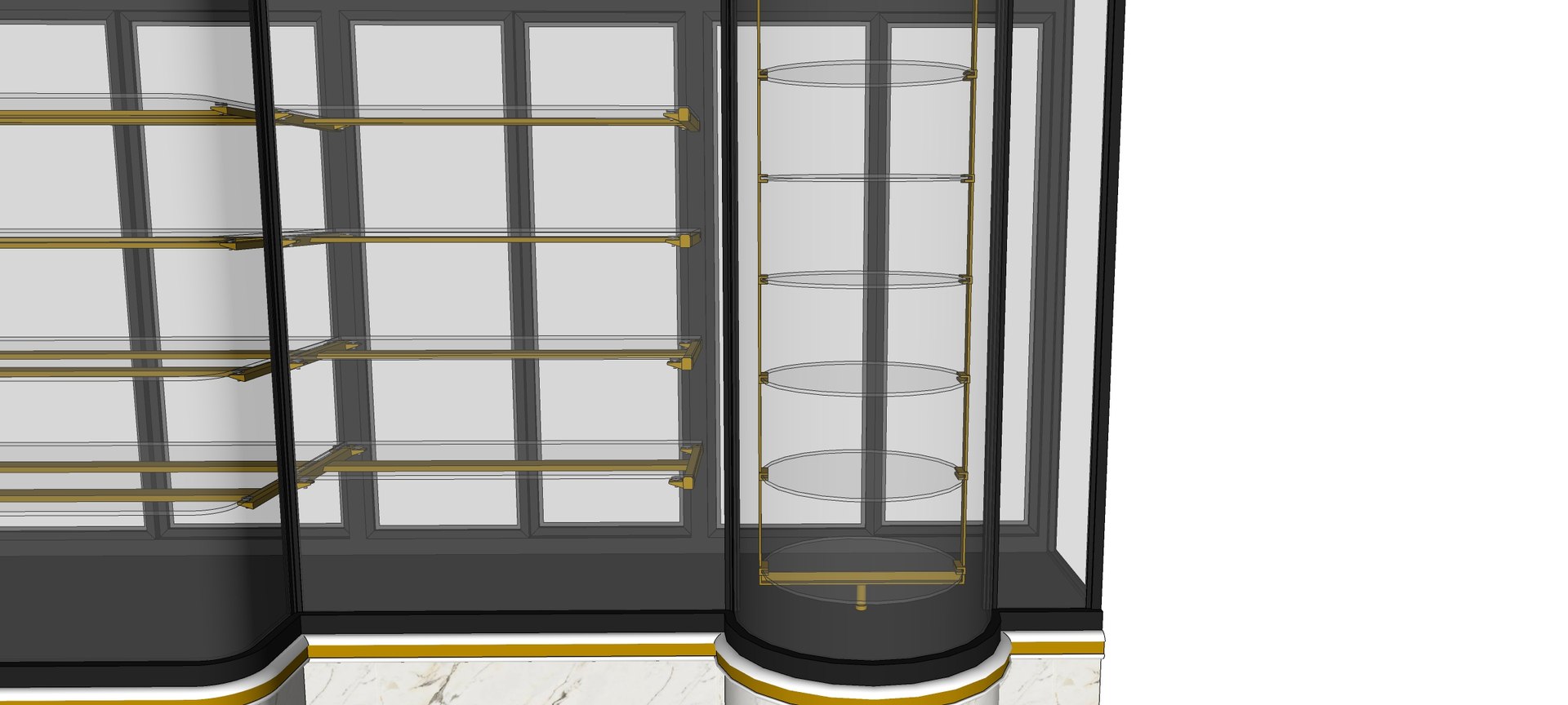 Pastry display cases 3D - TurboSquid 1822958