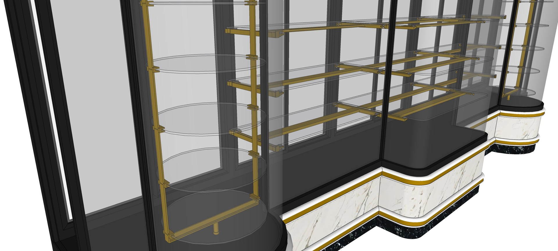 Pastry display cases 3D - TurboSquid 1822958