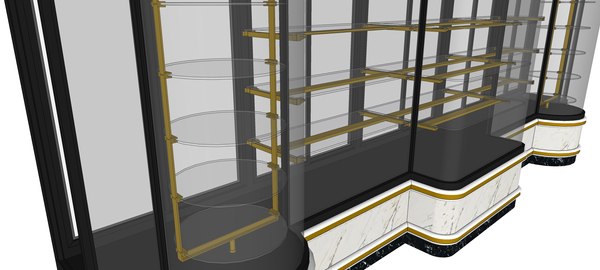 Pastry display cases 3D - TurboSquid 1822958