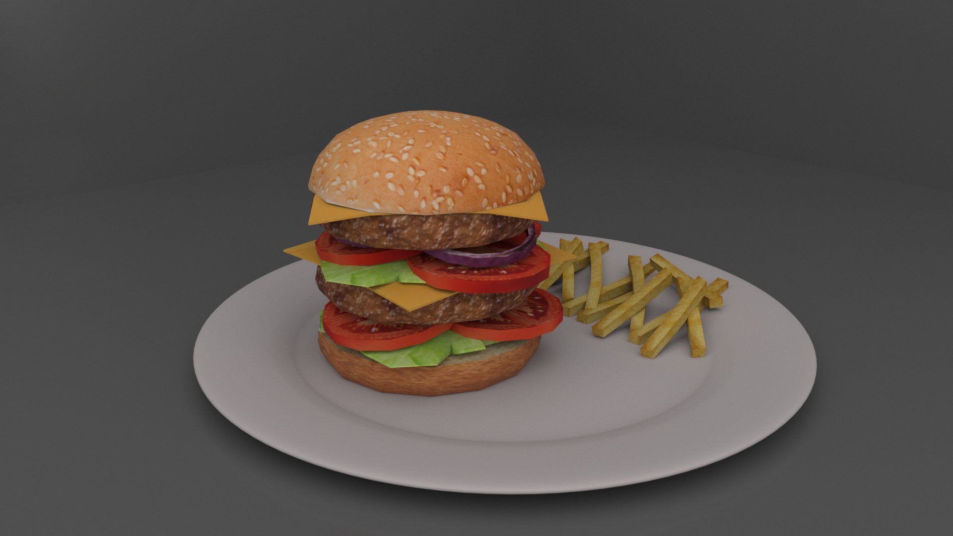 3D Fast Food Pack Model - TurboSquid 1626575