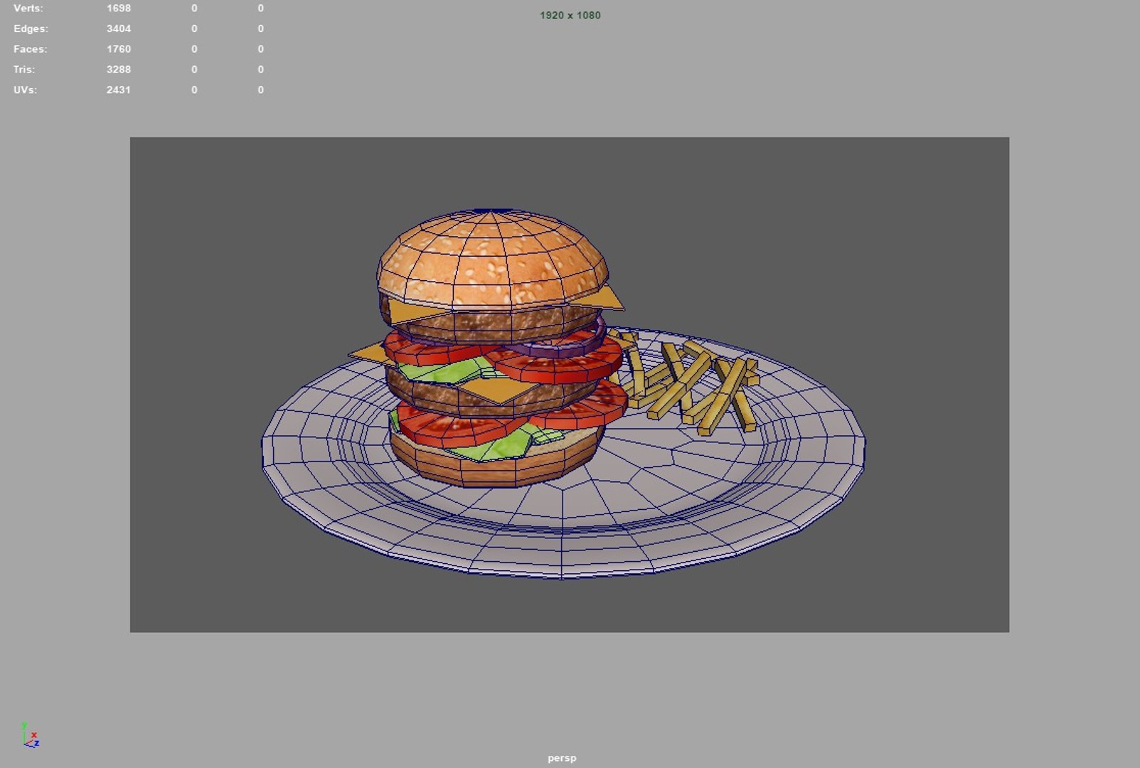 3D Fast Food Pack Model - TurboSquid 1626575
