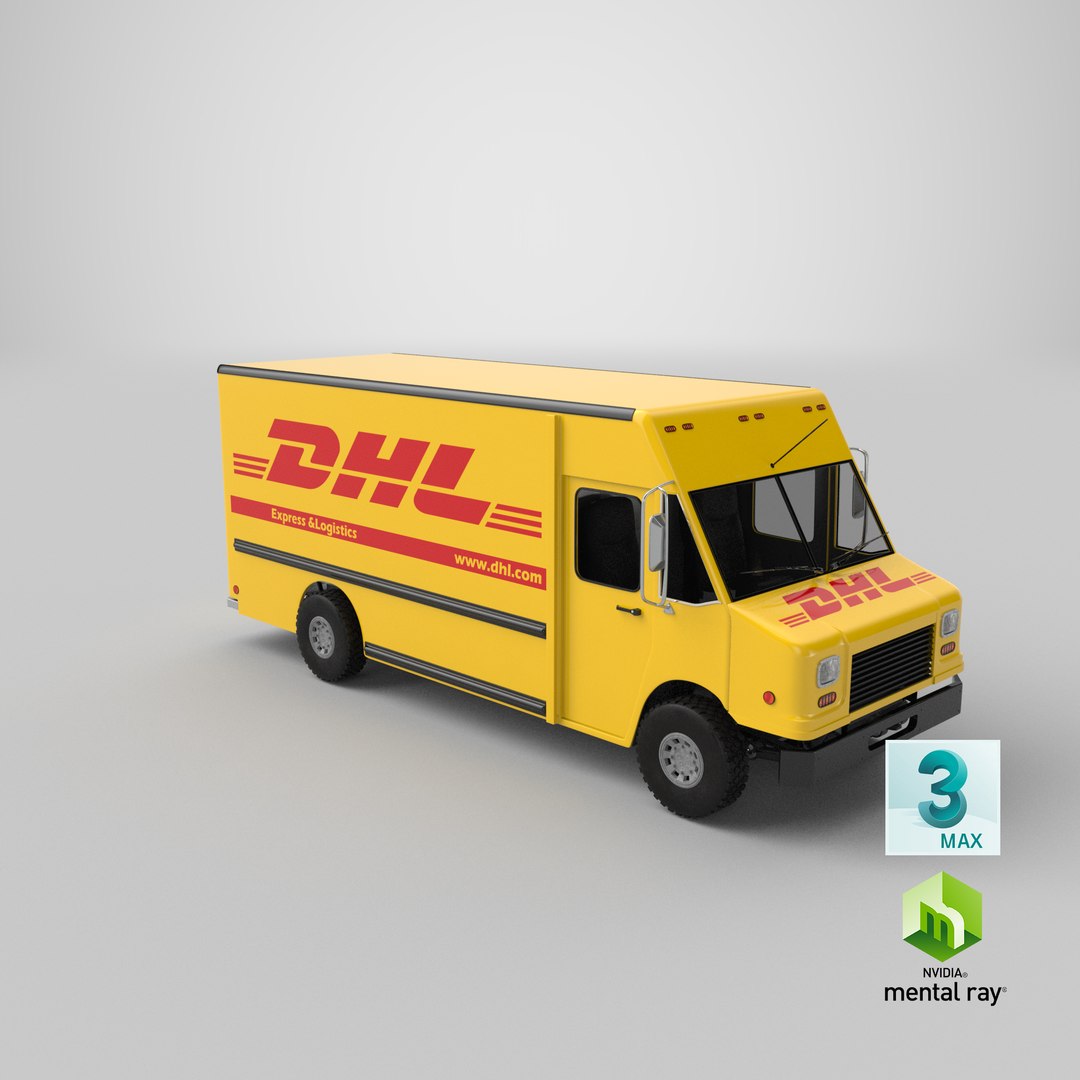Dhl Truck 3D Model - TurboSquid 1314772