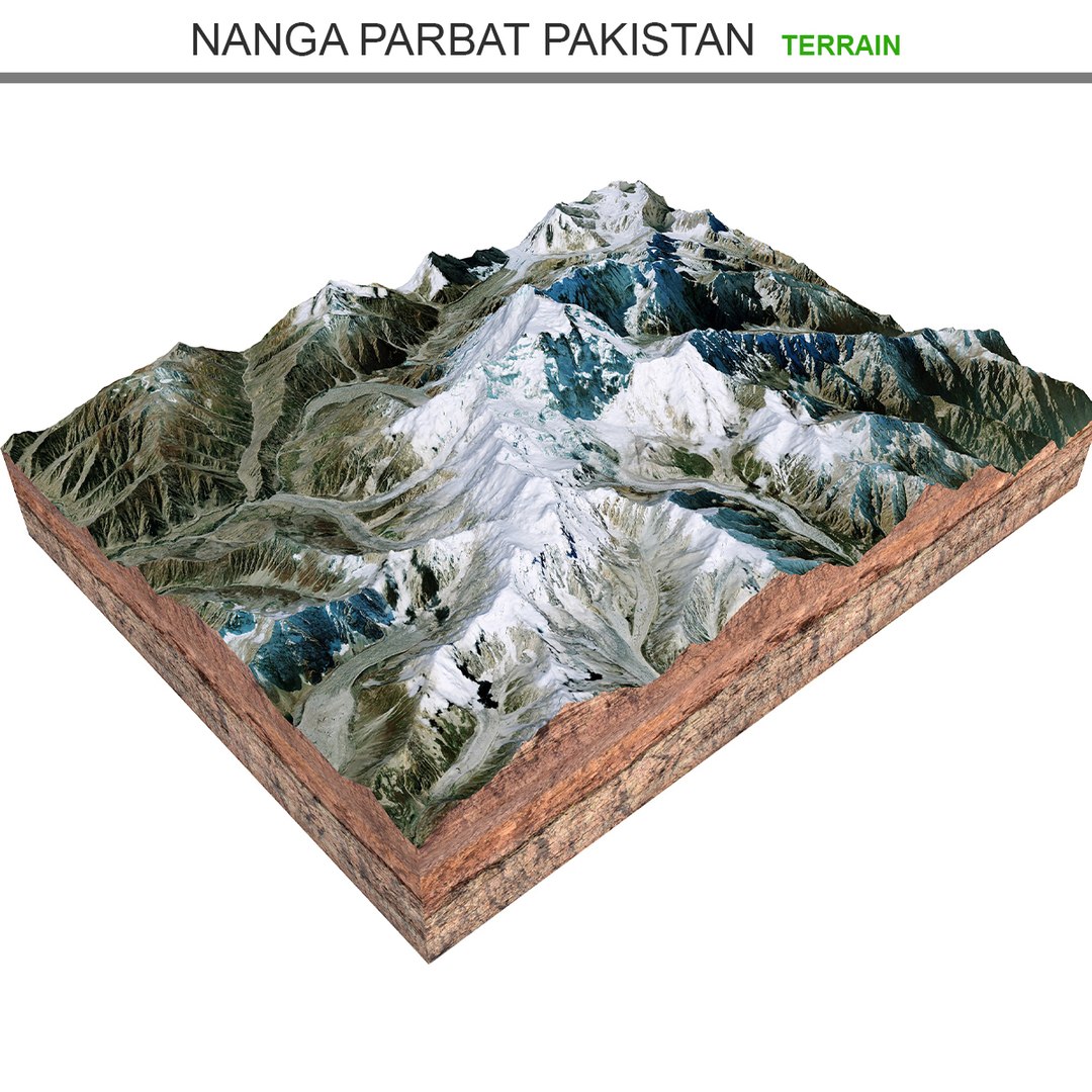 Nanga Parbat Pakistan 3D Model - TurboSquid 2061868
