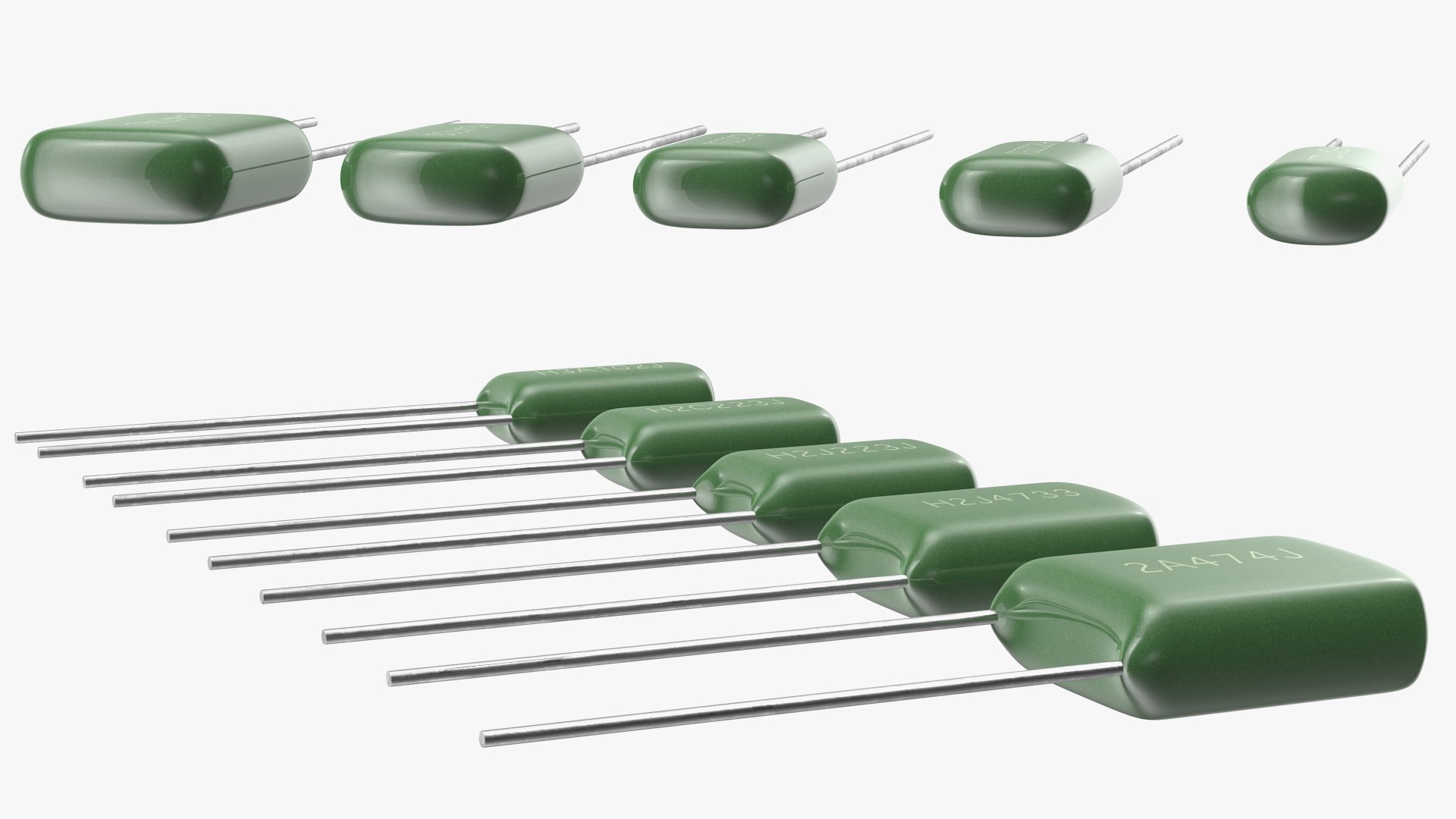 3D Mylar Polyester Film Capacitor - TurboSquid 1668070