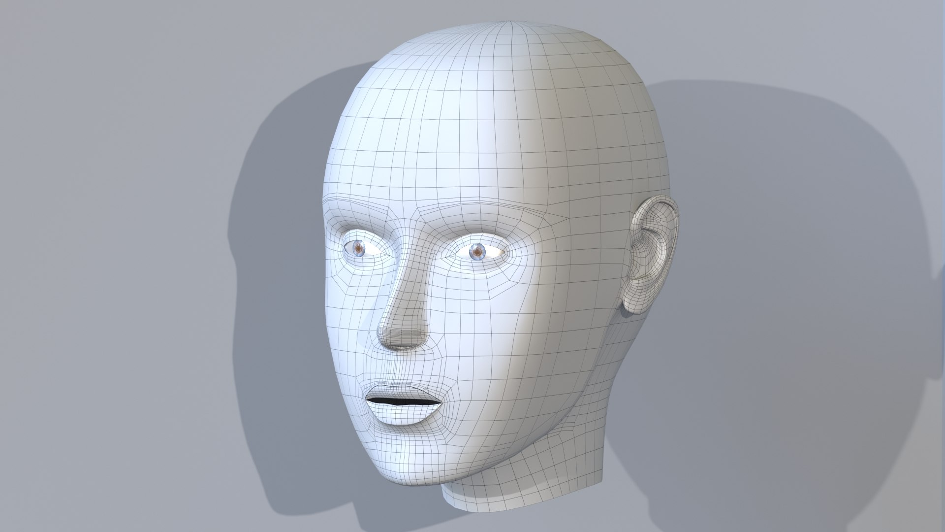 Female Head With Ears Model - TurboSquid 2052444