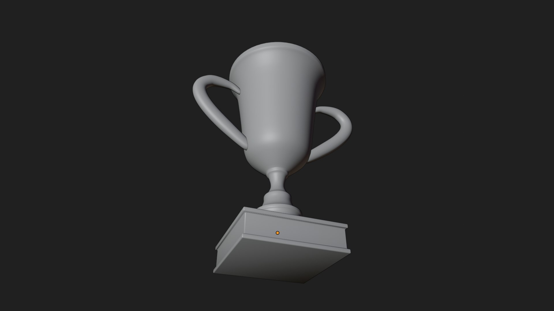 3D Trophy On A Marble Stand Model - TurboSquid 2280470