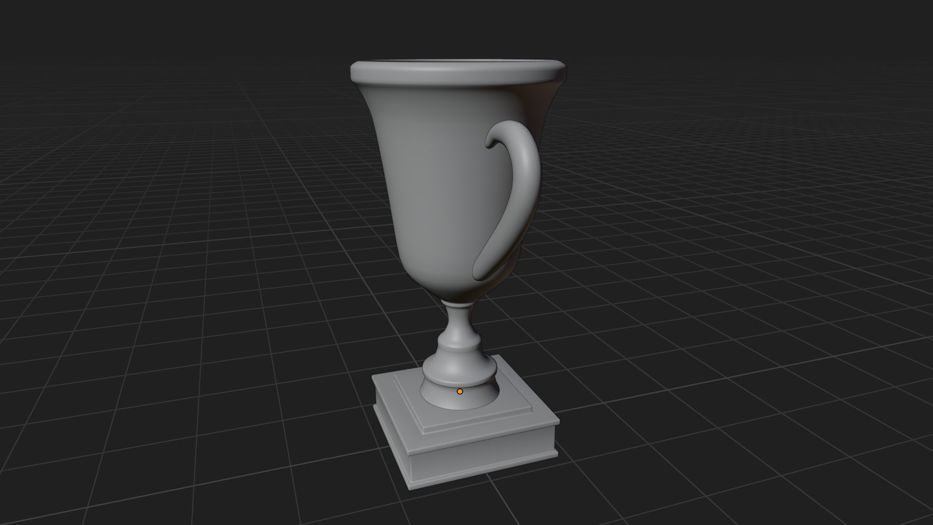 3D Trophy On A Marble Stand Model - TurboSquid 2280470