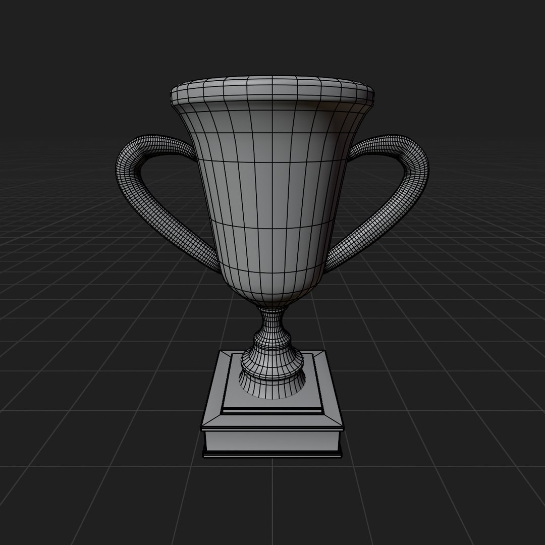 3D Trophy On A Marble Stand Model - TurboSquid 2280470