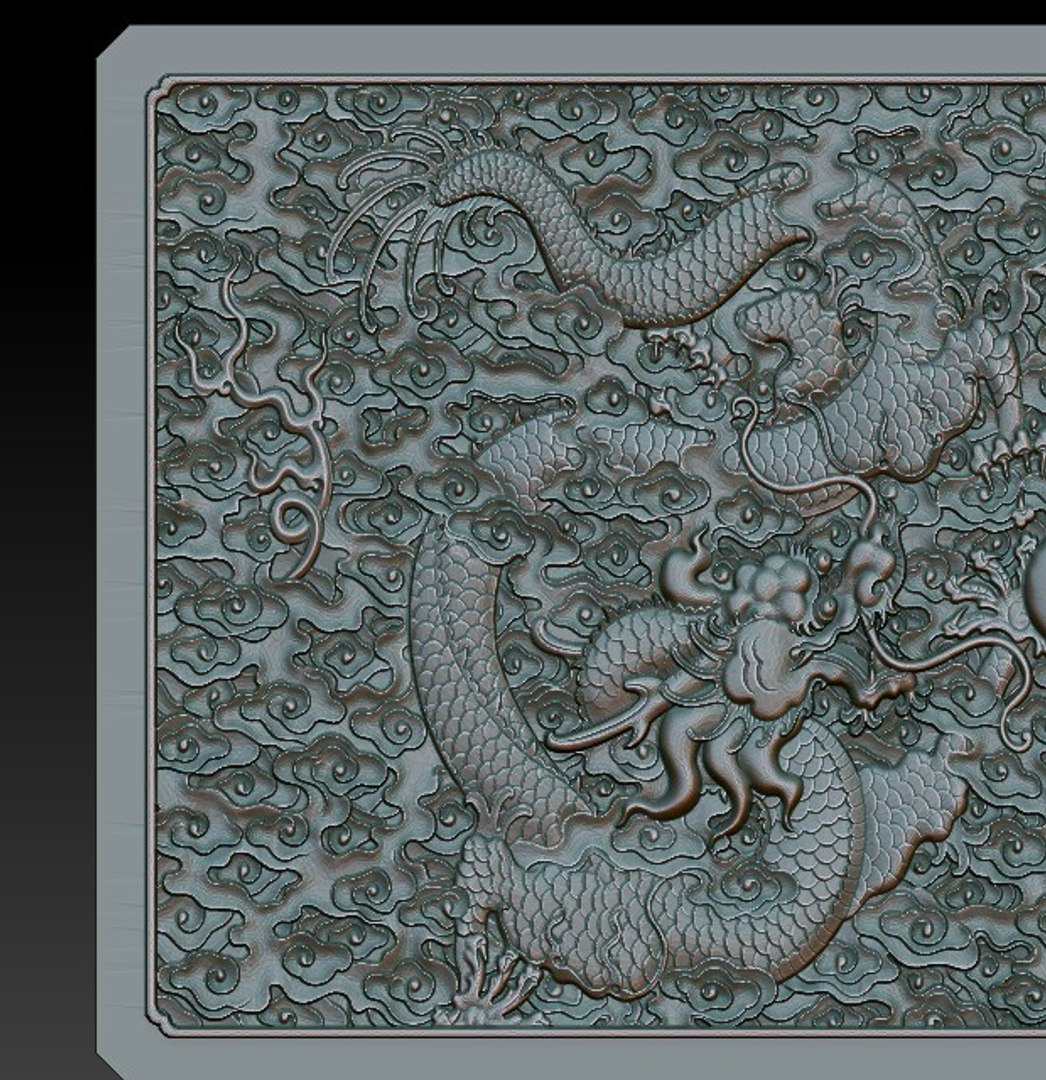 ! Chinese Dragon Qing 3ds