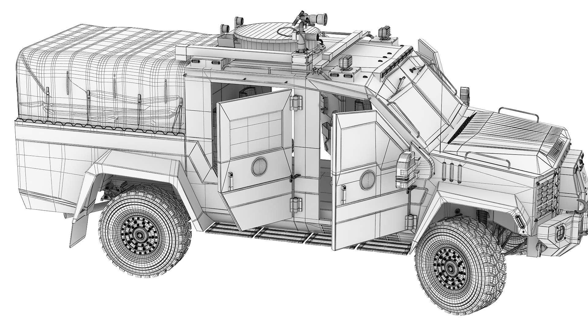 3D Model 3D BearCat X3 Firecat - TurboSquid 2185986