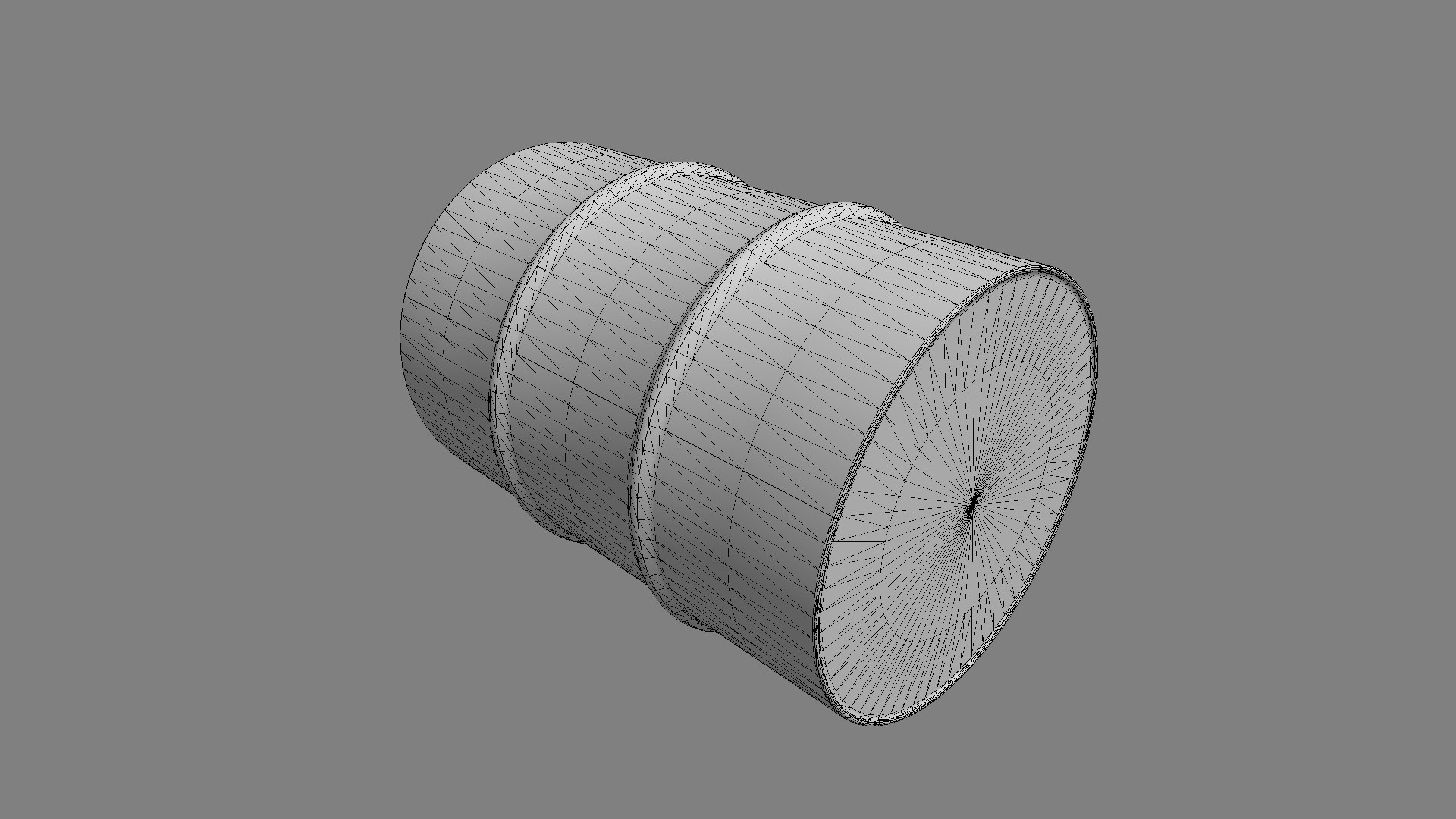 Metal Barrel Flammable Basic 3d Model Turbosquid 2179648