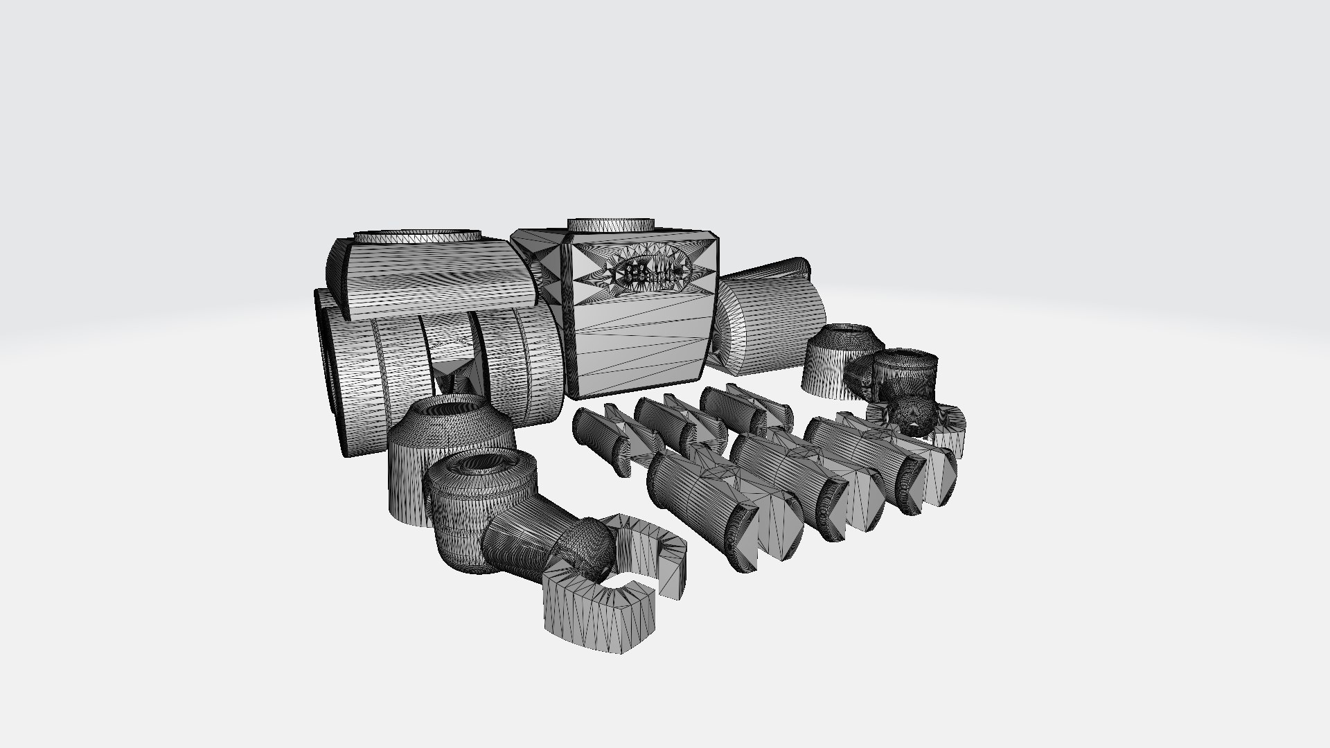 3D Wheels Mini Robot Nation Model - TurboSquid 2373420