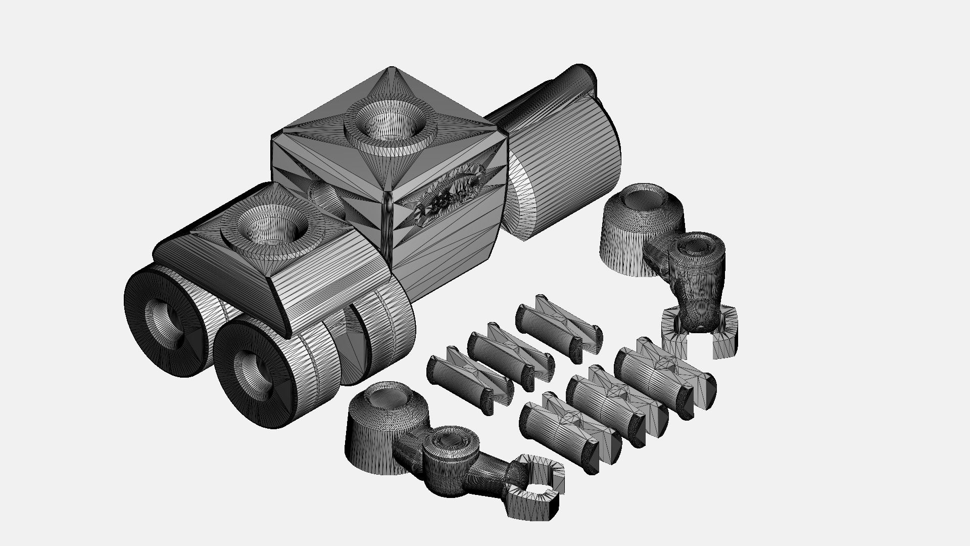3D Wheels Mini Robot Nation Model - TurboSquid 2373420