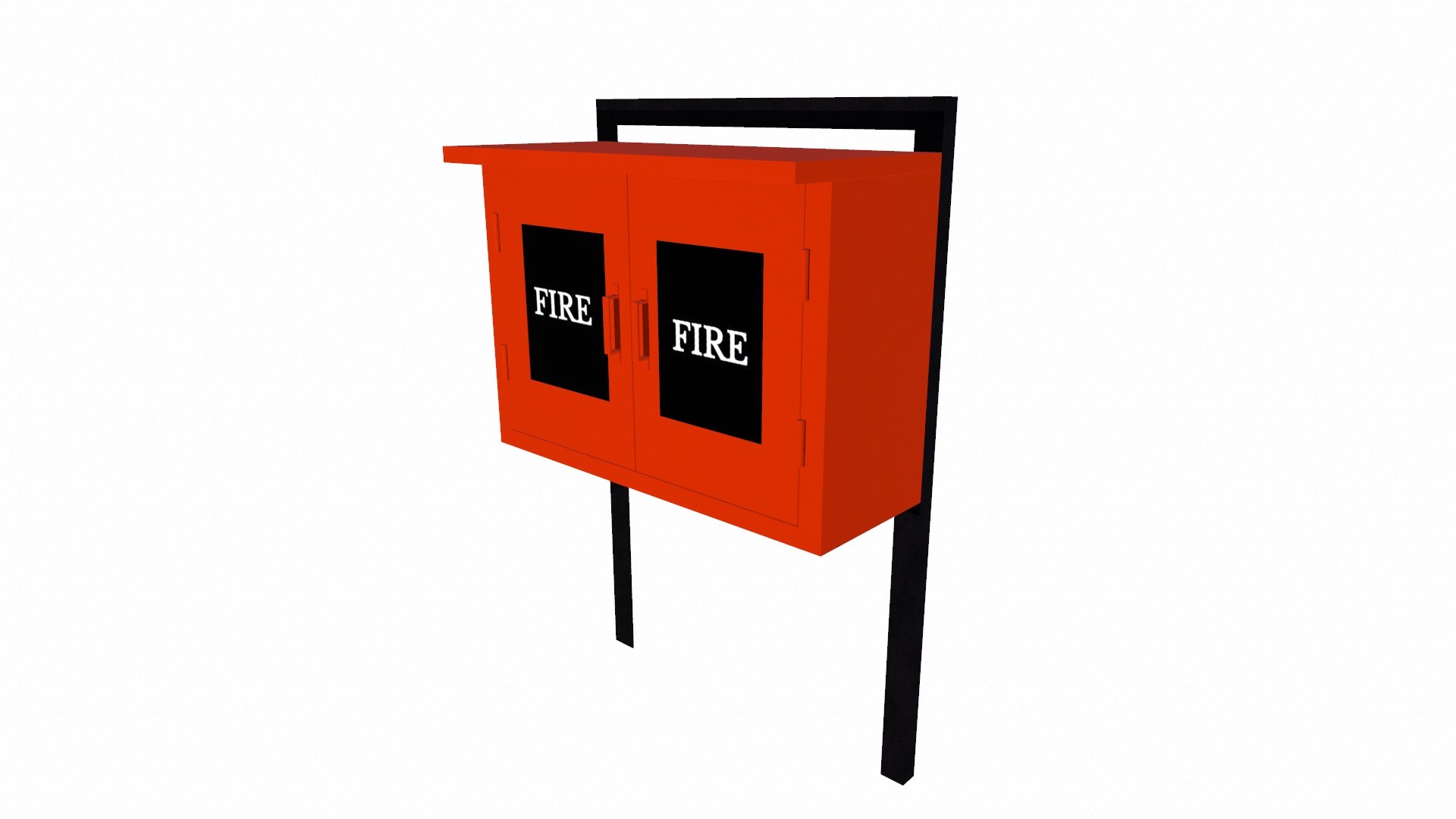 Fire Hose Box 3D Model - TurboSquid 2317596