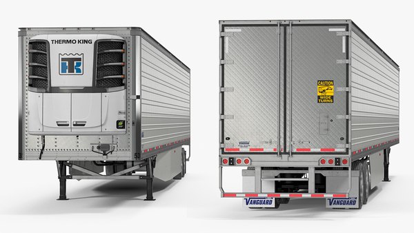 modelo 3d Camión Freightliner con remolque refrigerado - TurboSquid 1848700