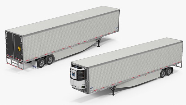 modelo 3d Camión Freightliner con remolque refrigerado - TurboSquid 1848700