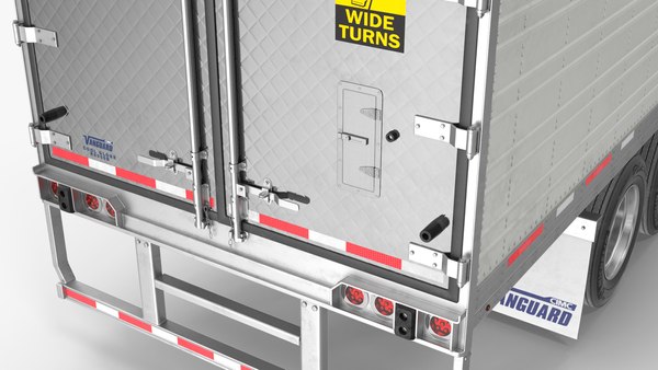 带冷藏拖车的货运卡车3D模型 - TurboSquid 1848700