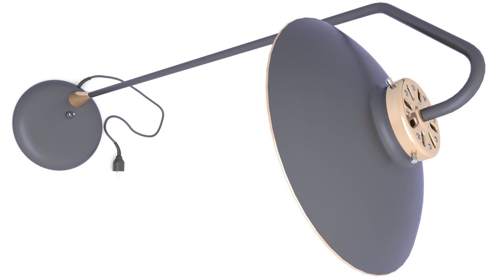 3D lamp floor loft - TurboSquid 1587659